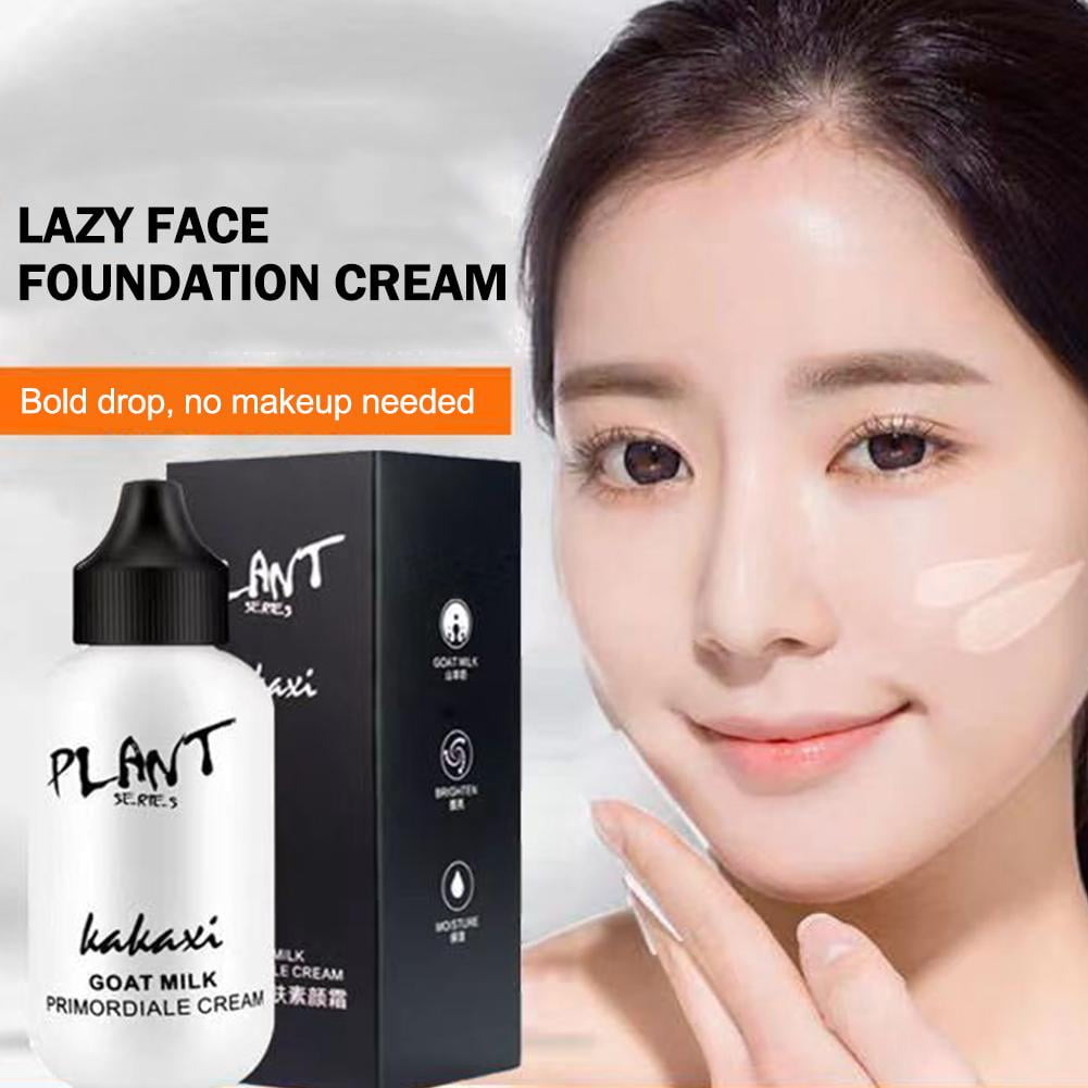 YUEYAN 30ml Lazy Face Foundation Cream Goat Milk Revitalizing ...