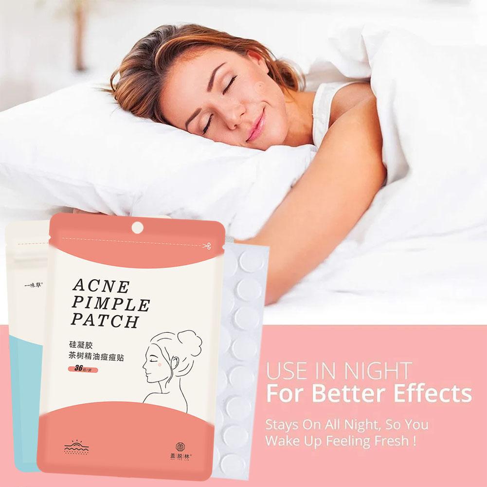 YUEYAN 36 pcs Tag Hydrocolloid Pimple Spot Acne Plaster NEW Patch ...