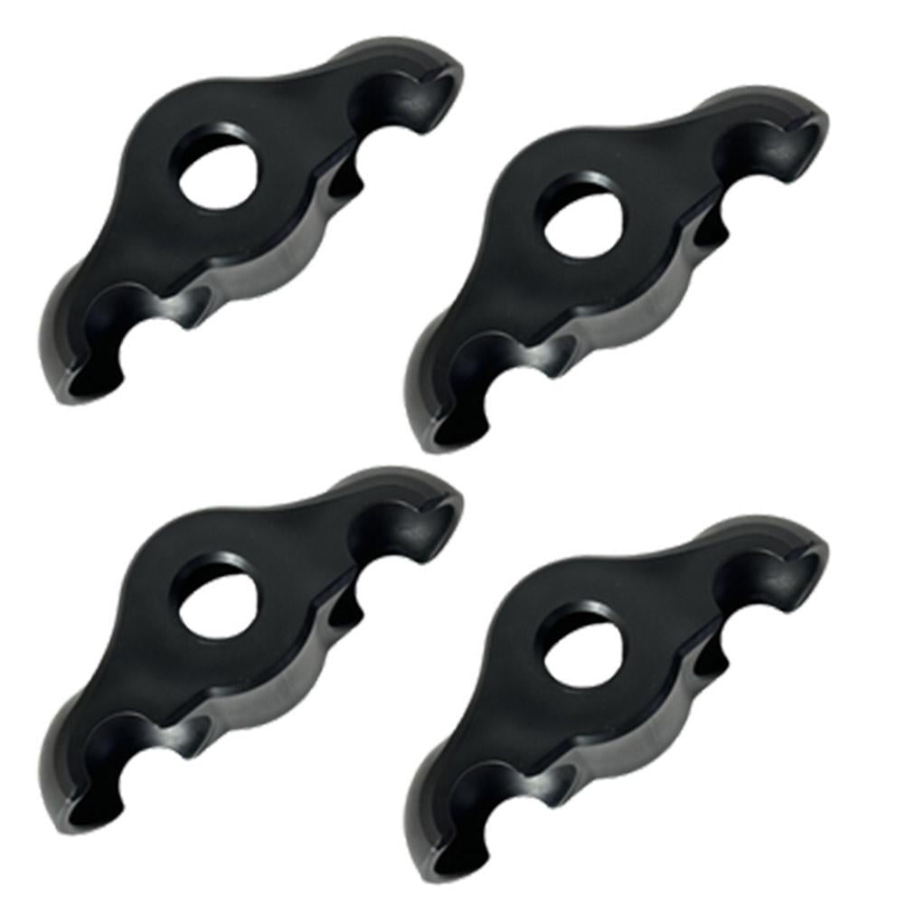 YUEYAN 4 Pa Indoor Cycling Snap Roer Ft Adapters Portable Roer Plate Bike Trainer with 8 Pa ...