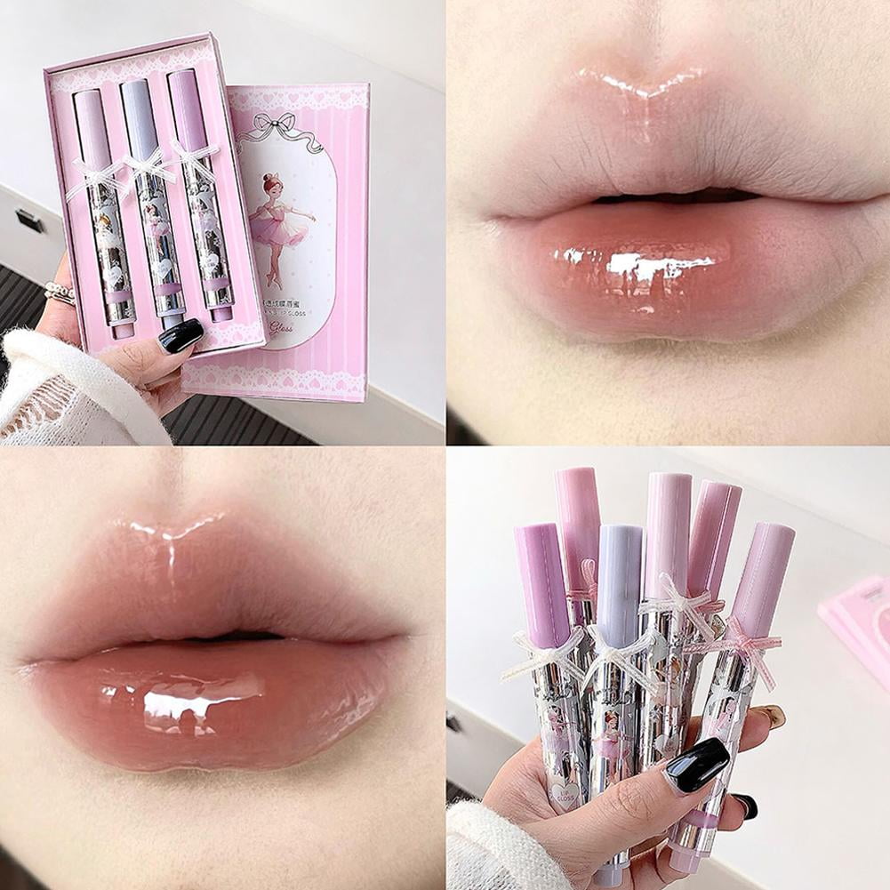 YUEYAN Ballet Girl Filmforming Lip Gloss Dudu Lip Gloss Cup Non Sti ...