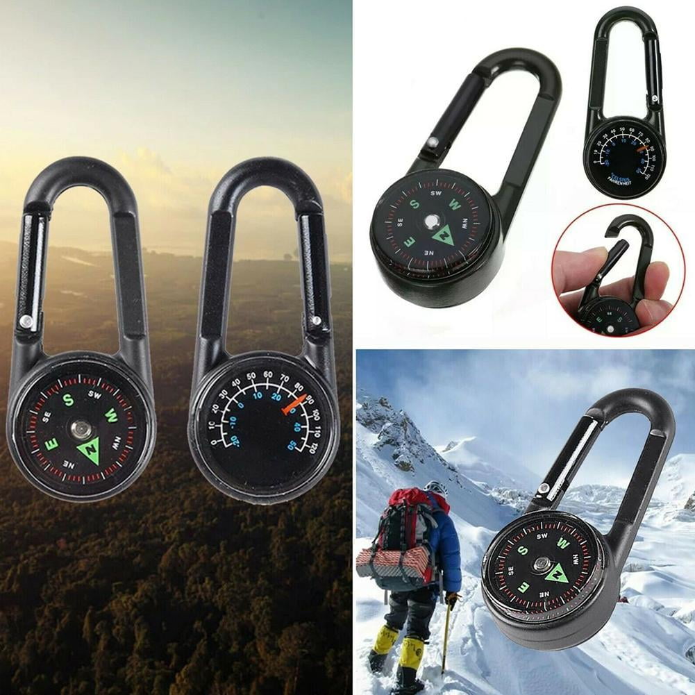YUEYAN Compass Thermometer Outdoor Hiking Tactical Survival F4B1 ...