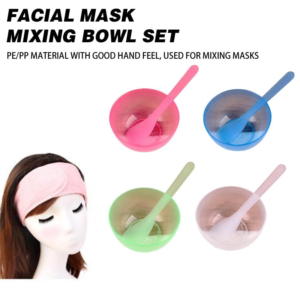 YUEYAN DIY Facial Mask Kit Includes Mixing Bowl Brush Spoon and Stick ...