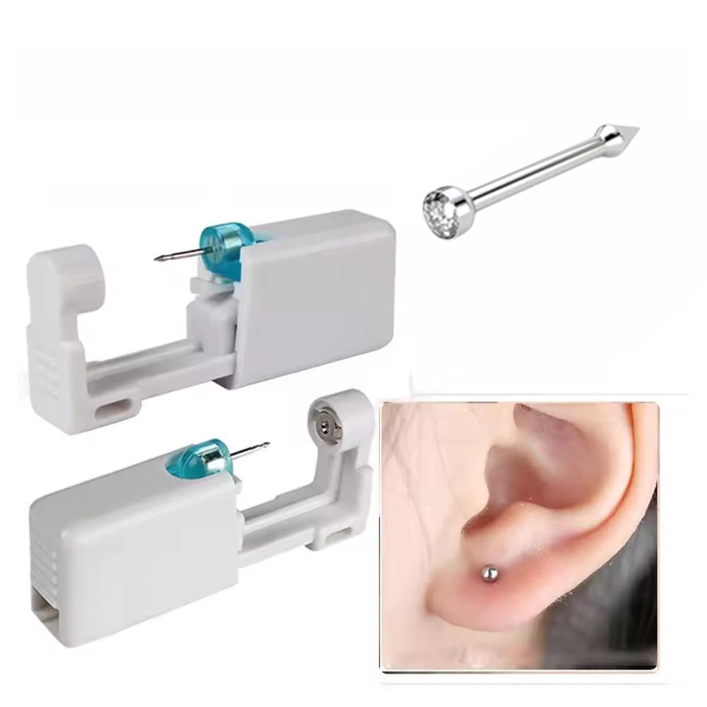 YUEYAN Disposable Sterile Ear Piercing Unit Cartilage With Earrings No ...