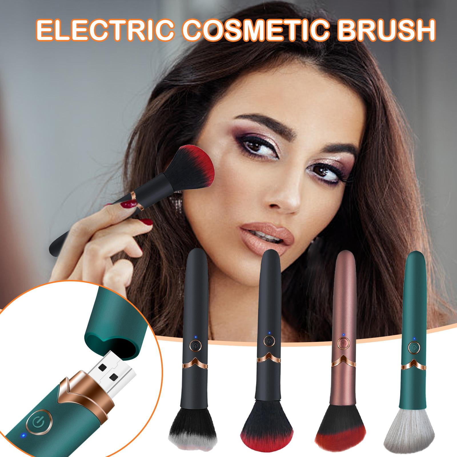 YUEYAN Electric Makeup Brush 360 Degree Rotating Cosmetic Brushes ...
