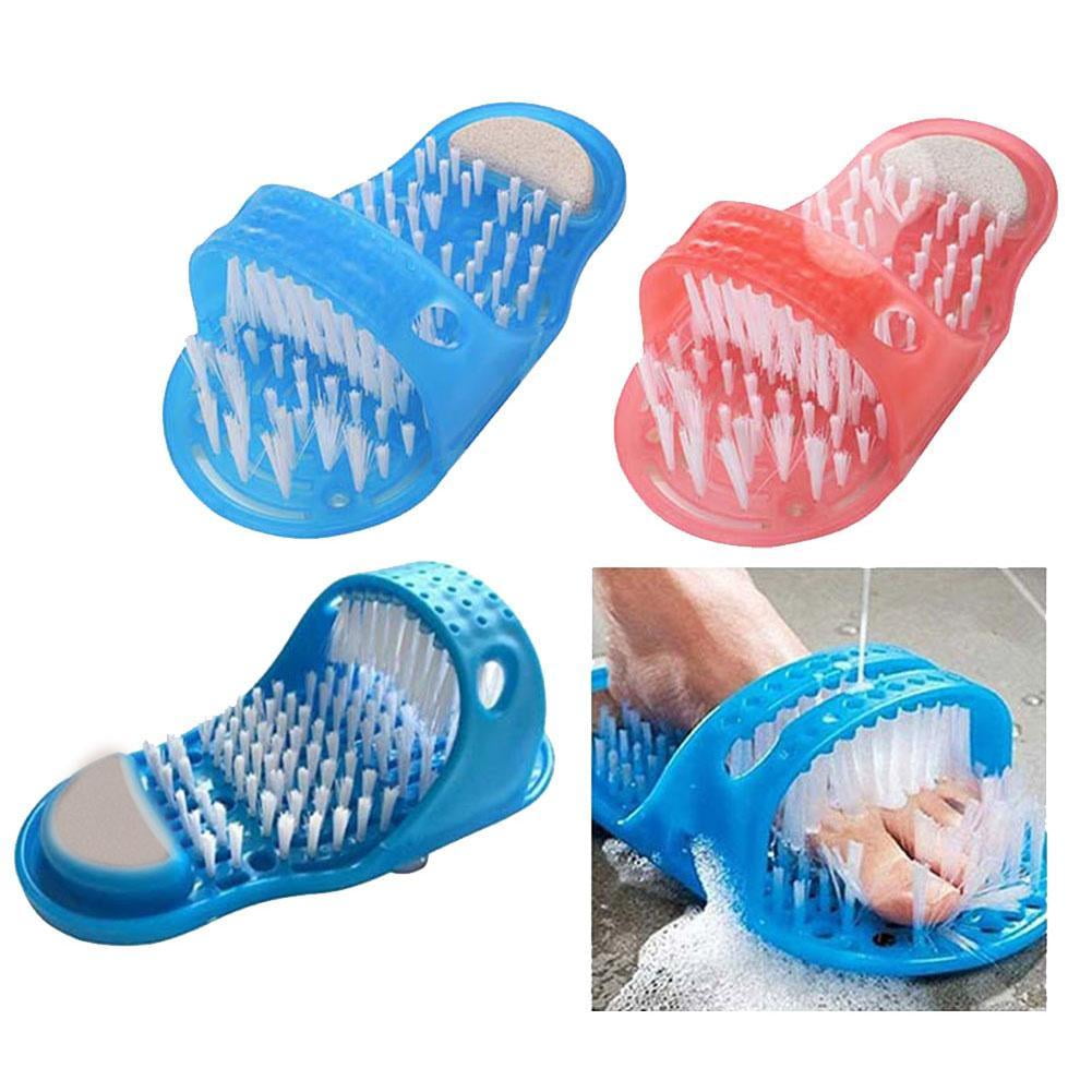 YUEYAN Exfoliating Washer Wash Slipper SAFETY FOOT SHOWER Massager ...