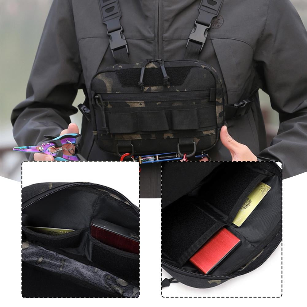 YUEYAN Fishing Bag Fishing Chest Bag Men Tactical Bags Waterproof Molle ...