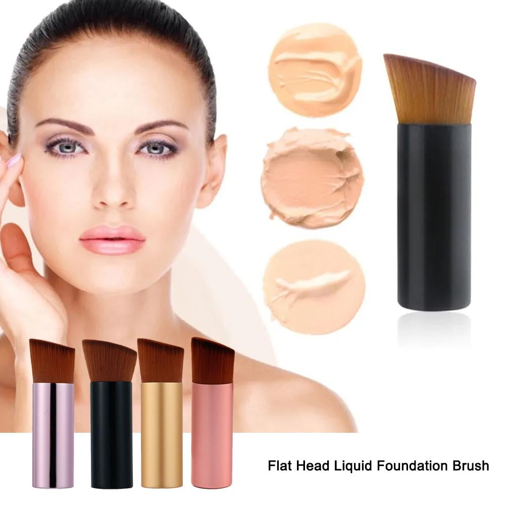 YUEYAN Make Up Foundation Brush Flat Angled Head Liquid Powder BB Cream ...