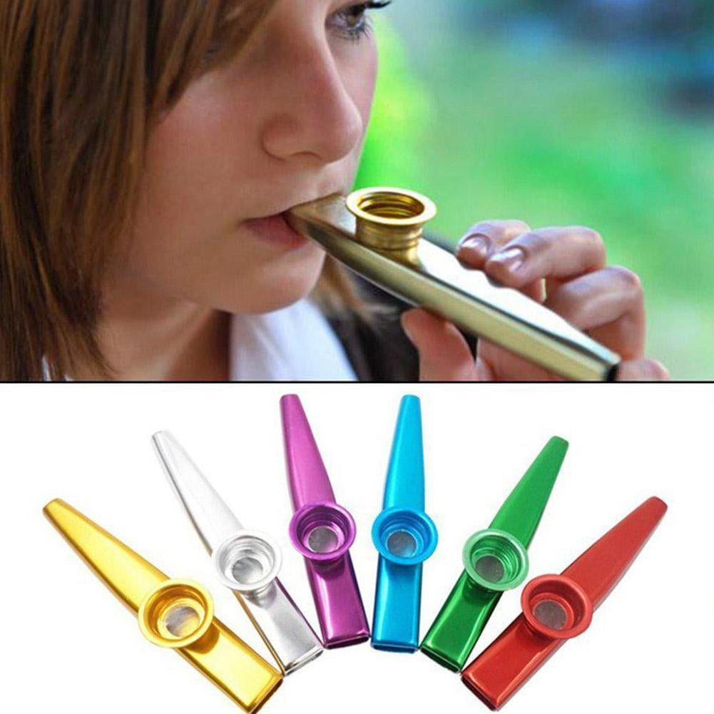 YUEYAN Metal Harmonica Kazoo Fun Musical Instrument for Kids Partie ...