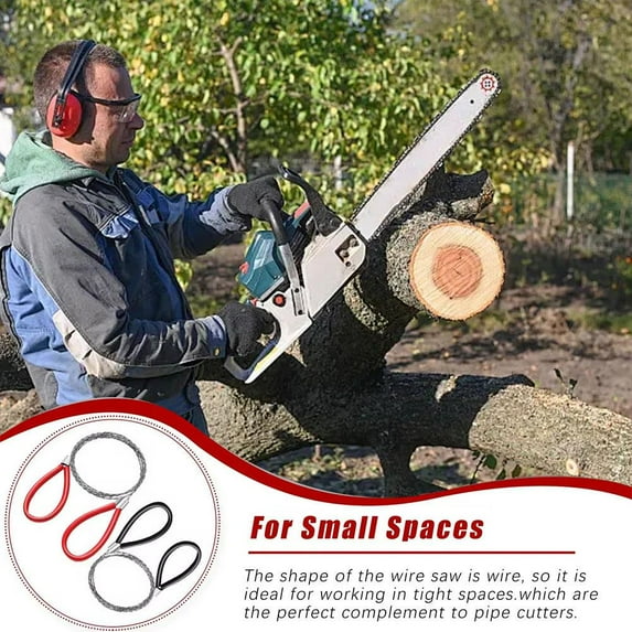 YUEYAN PVC Pipe Cable Saw Stainless Steel Wire Saw Hand String Rope Saw ...