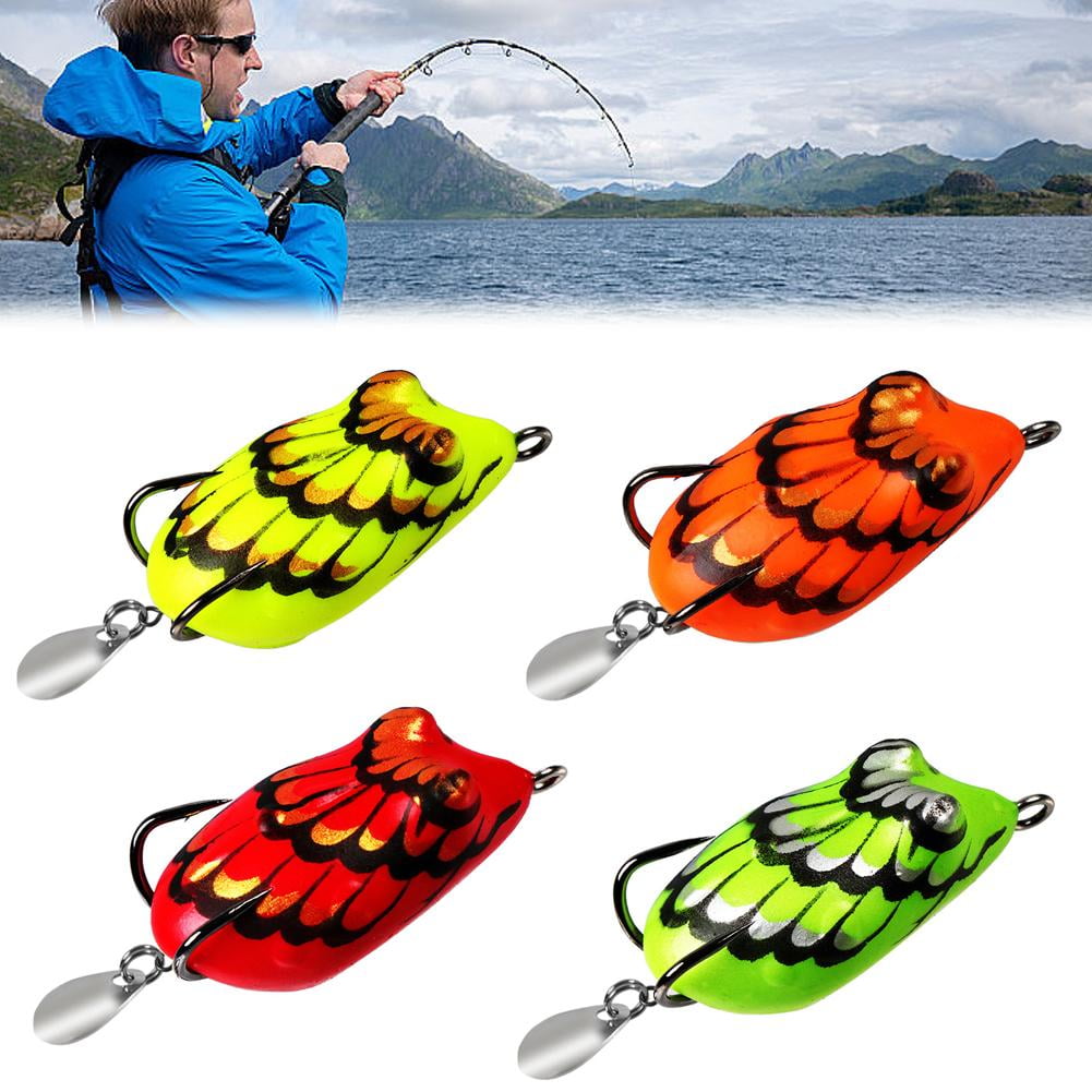 YUEYAN Thai wind thunder frog 4cm5g mini frog perch black fish ...
