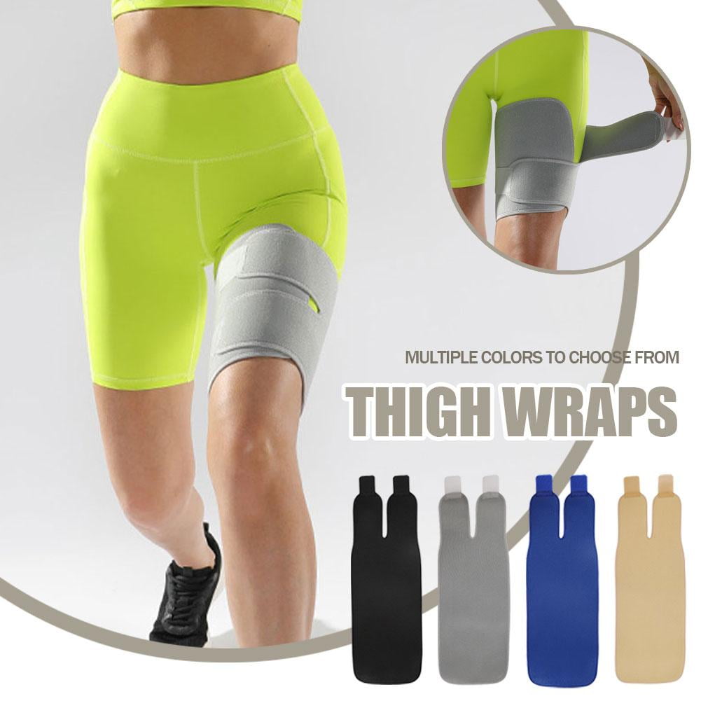 YUEYAN Thigh Brace Hamstring Wrap Compression Sleeve Trimmer - Walmart.com