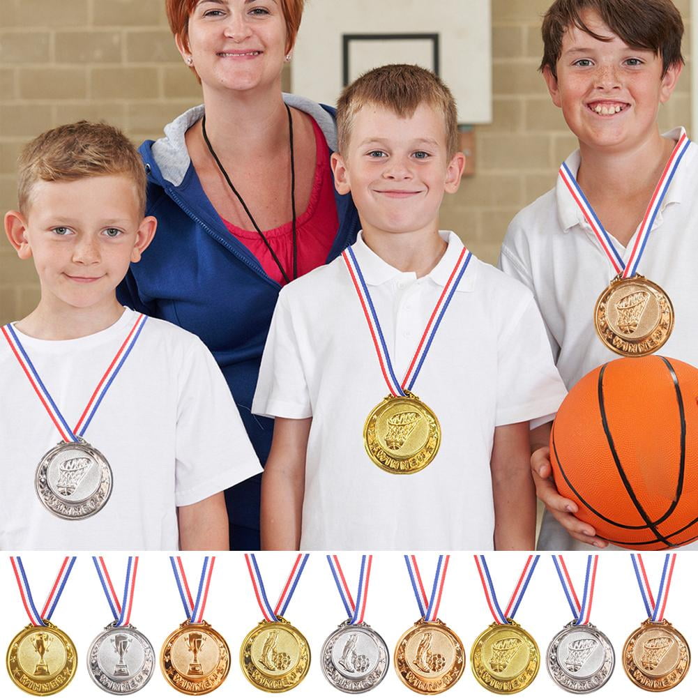 YUEYAN Winner Medals Plastic Gold Medal Silver Medal Bronze Prize ...