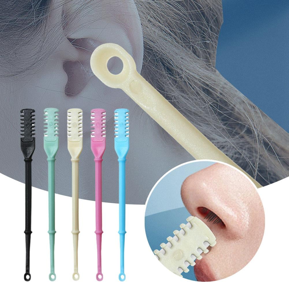 YUEYAN Women Nasal Nose Hair Rotary Trimmer Ear Eyebrow Grooming Cutter ...