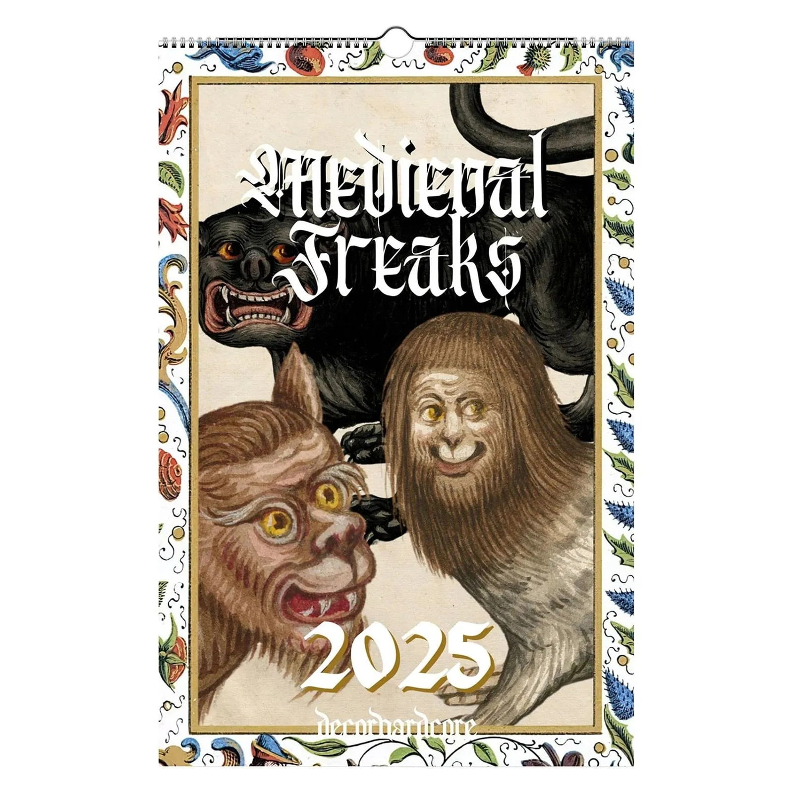 YUEtays 2025 Medieval Wall Calendar Medieval Calendar 2025 12 Months ...