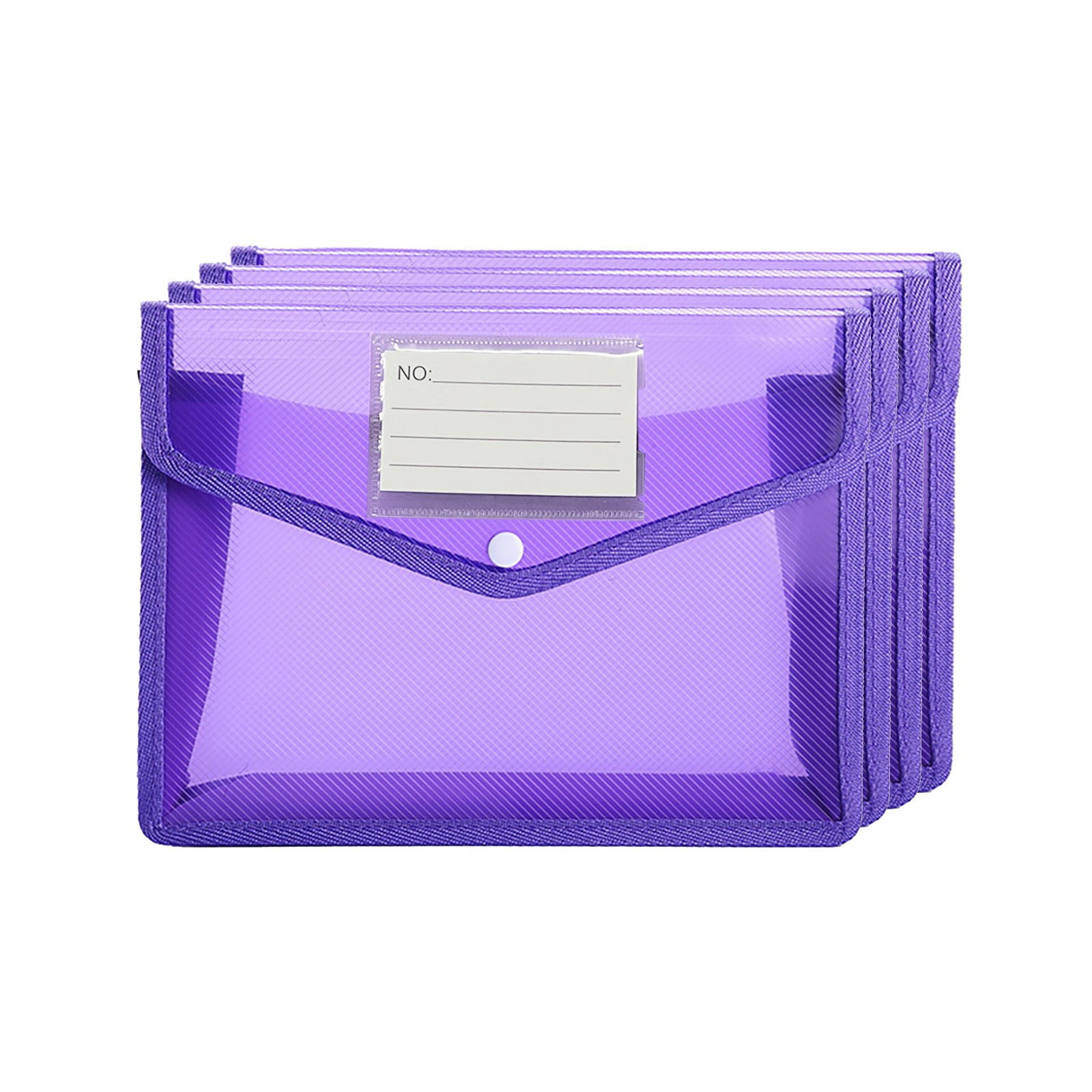 YUEtays Back to School 4pcs Folder File With Snap Document Wallet ...