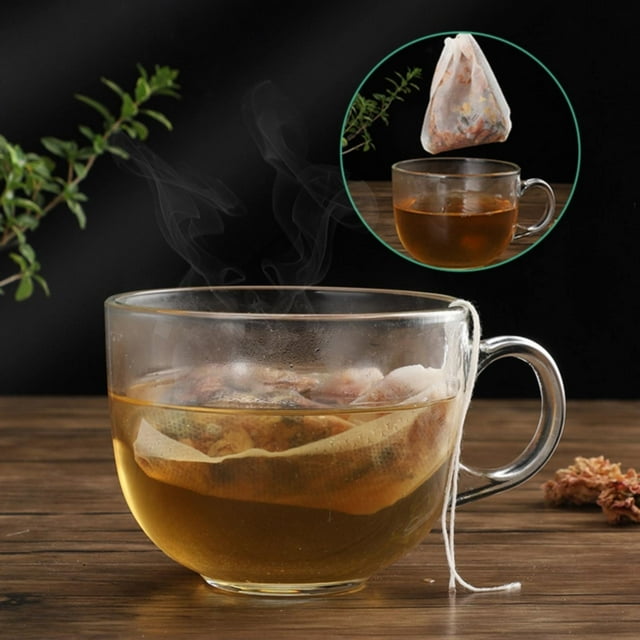 YUEtays Hair Drain Catcher 100pc Tea Bag Disposable Non-Woven ...