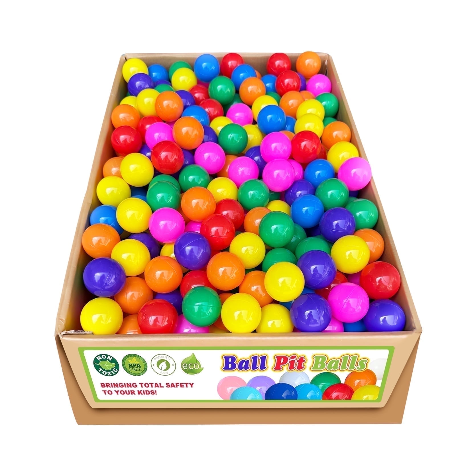 YUFER 500Pcs Ball Pit Balls for Kids - 2.2 Inches Thickened & Odor-Free ...