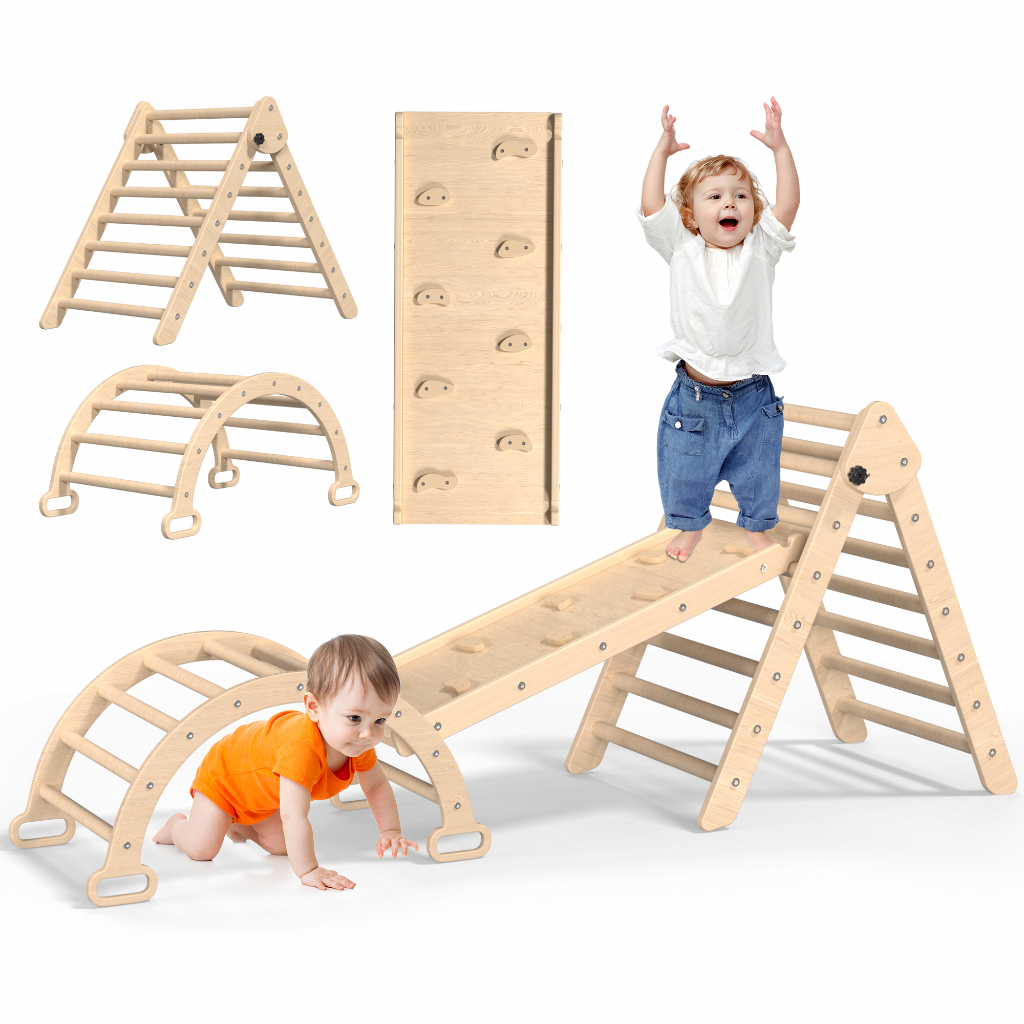 Lil' Monkey Climb N' Slide Cube - Walmart.com