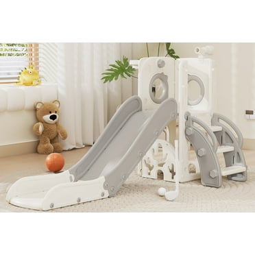 SKYSHALO Toddler Slide for Indoor and Outdoor, Freestanding Kids Slide ...