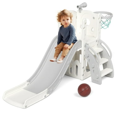 SKYSHALO Toddler Slide for Indoor and Outdoor, Freestanding Kids Slide ...