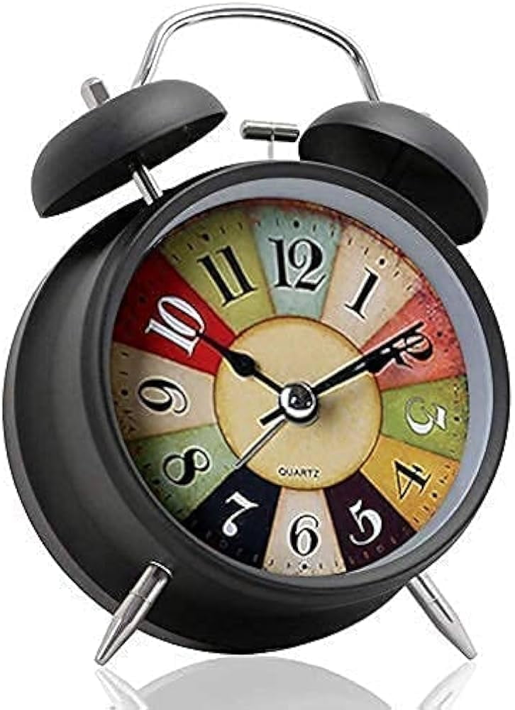 YUG ENTERPRISE Twin Bell Alarm Clock Loud Stylish with Backlight for ...