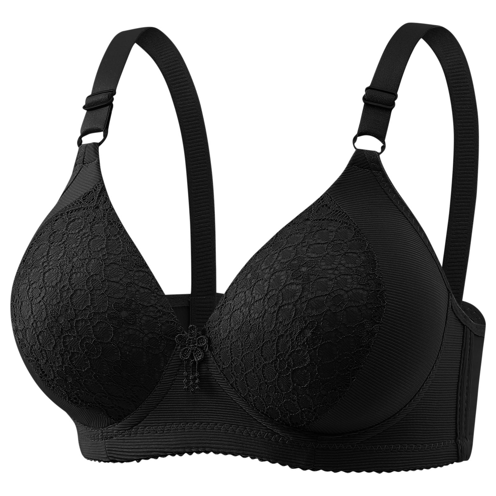 YUGYXL Adjustable Lace Bras for Women Wireless Bra with Flex Back Full ...