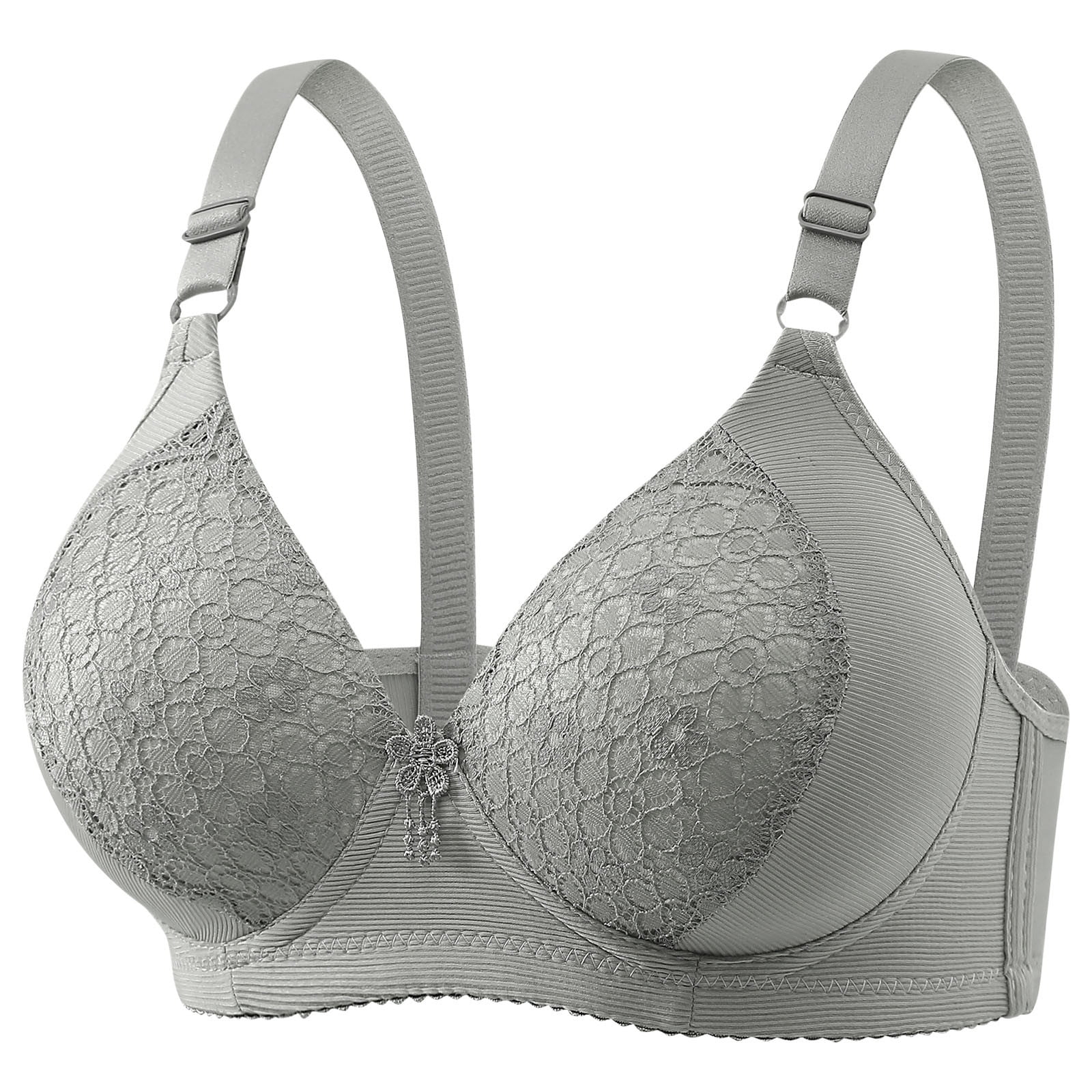 YUGYXL Adjustable Lace Bras for Women Wireless Bra with Flex Back Full ...