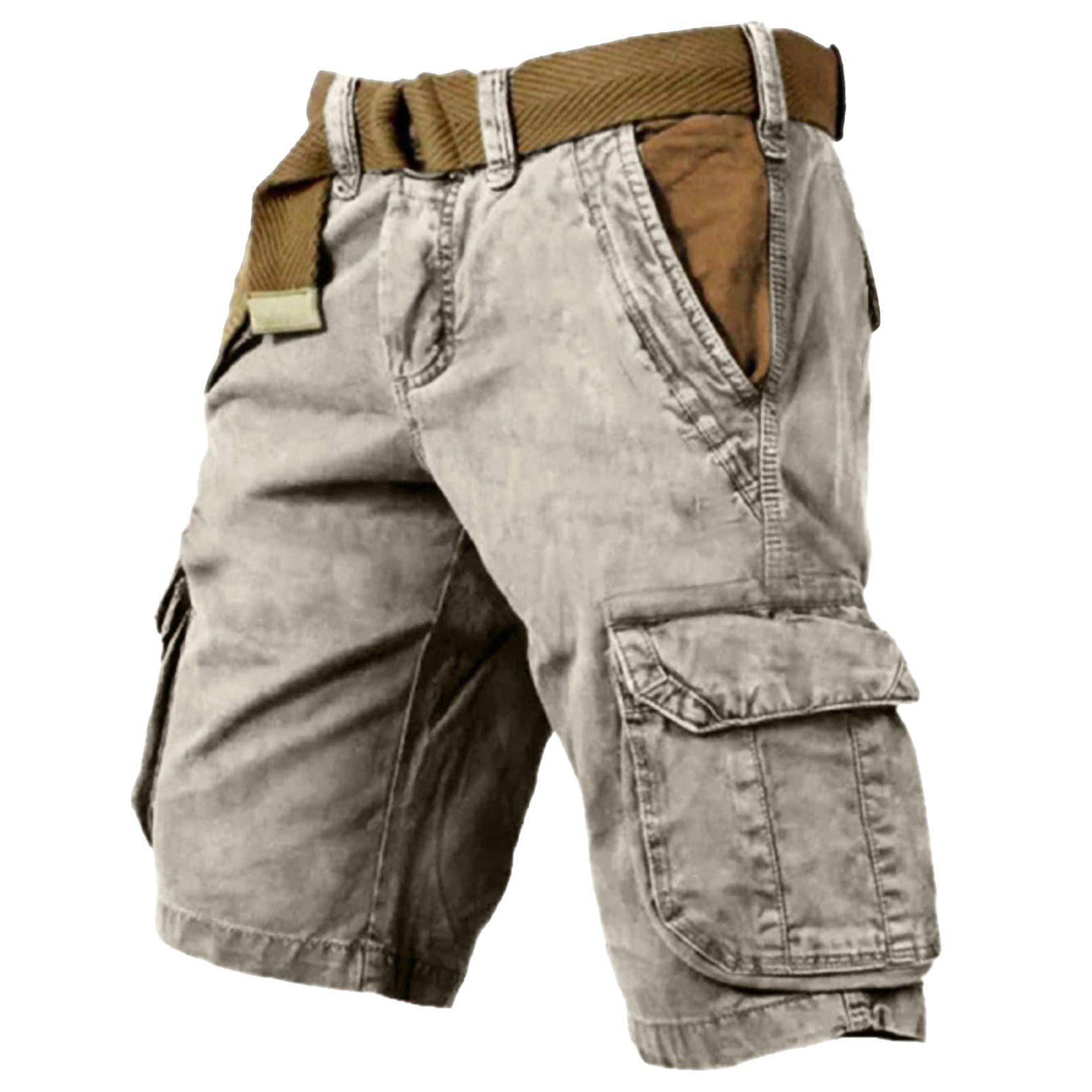 YUGYXL Big and Tall Hiking Shorts for Men 2025 Summer Cargo Shorts with ...