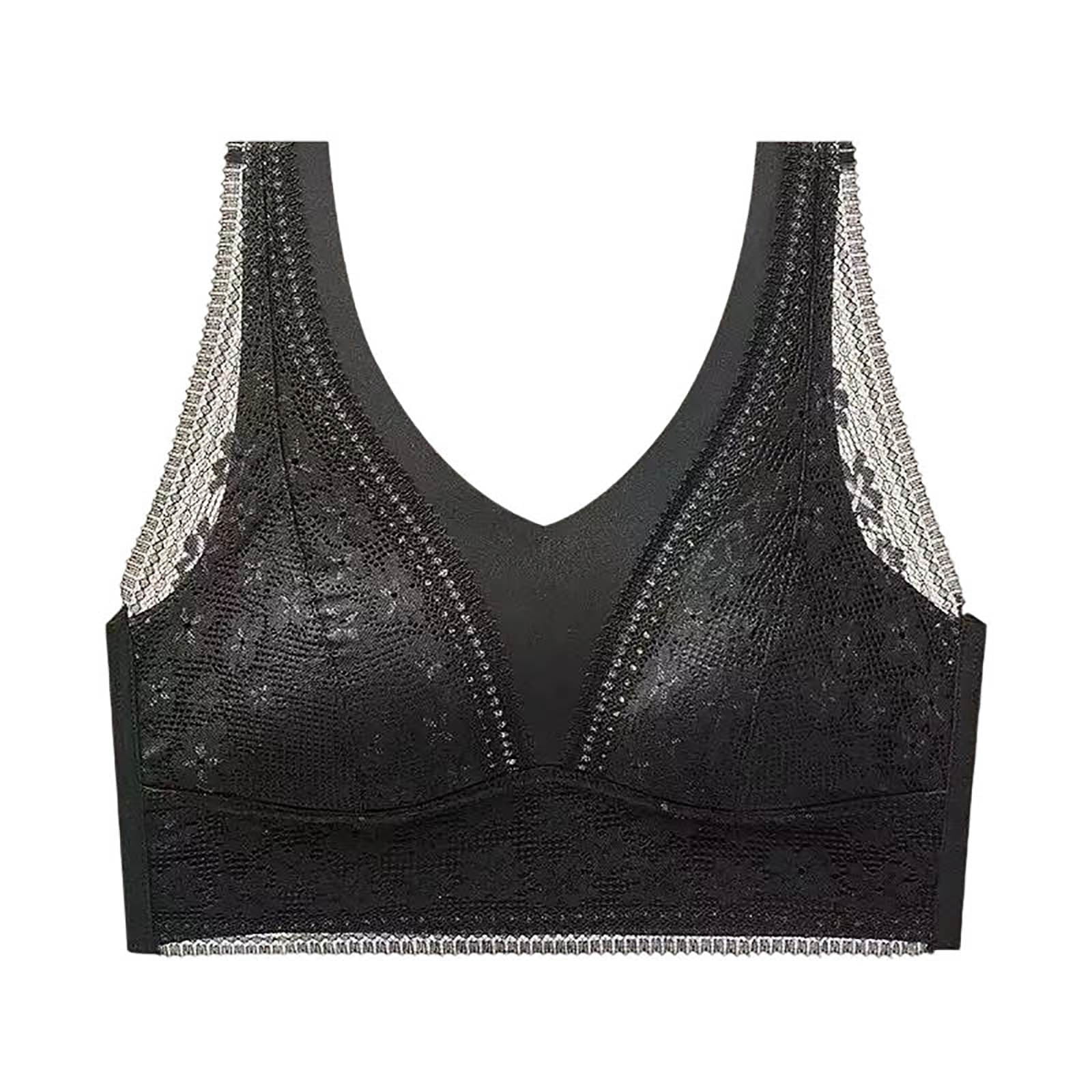 YUGYXL Full Coverage Lace Bralettes for Women with Support Lingerie ...