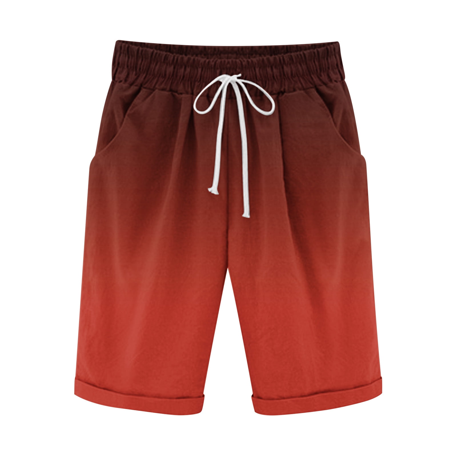 YUGYXL Gradient Color Shorts for Men Plus Size Loose Fit Shorts Going ...