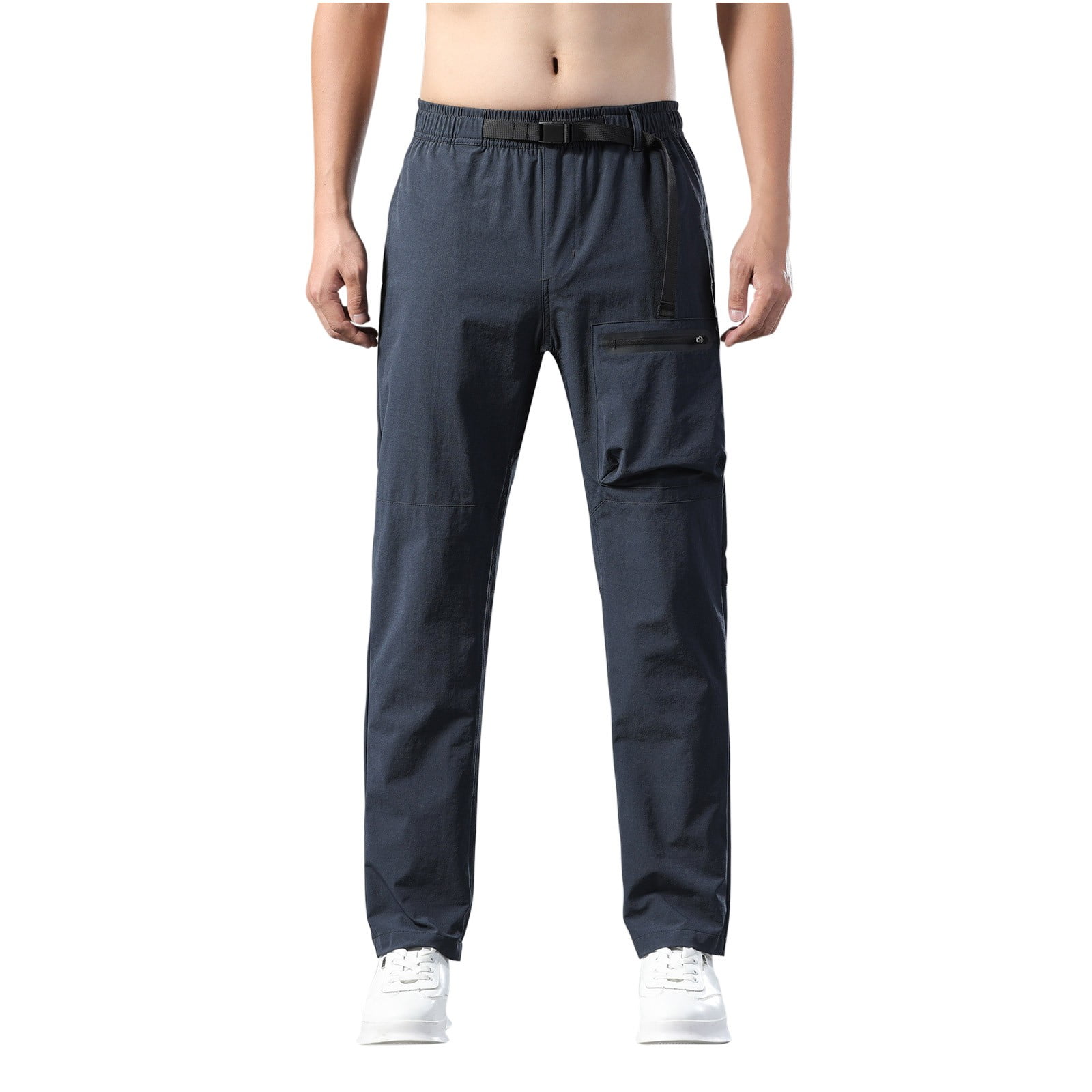 YUGYXL Stretch Waist Straight Pants for Men 2025 Trendy Thin ...