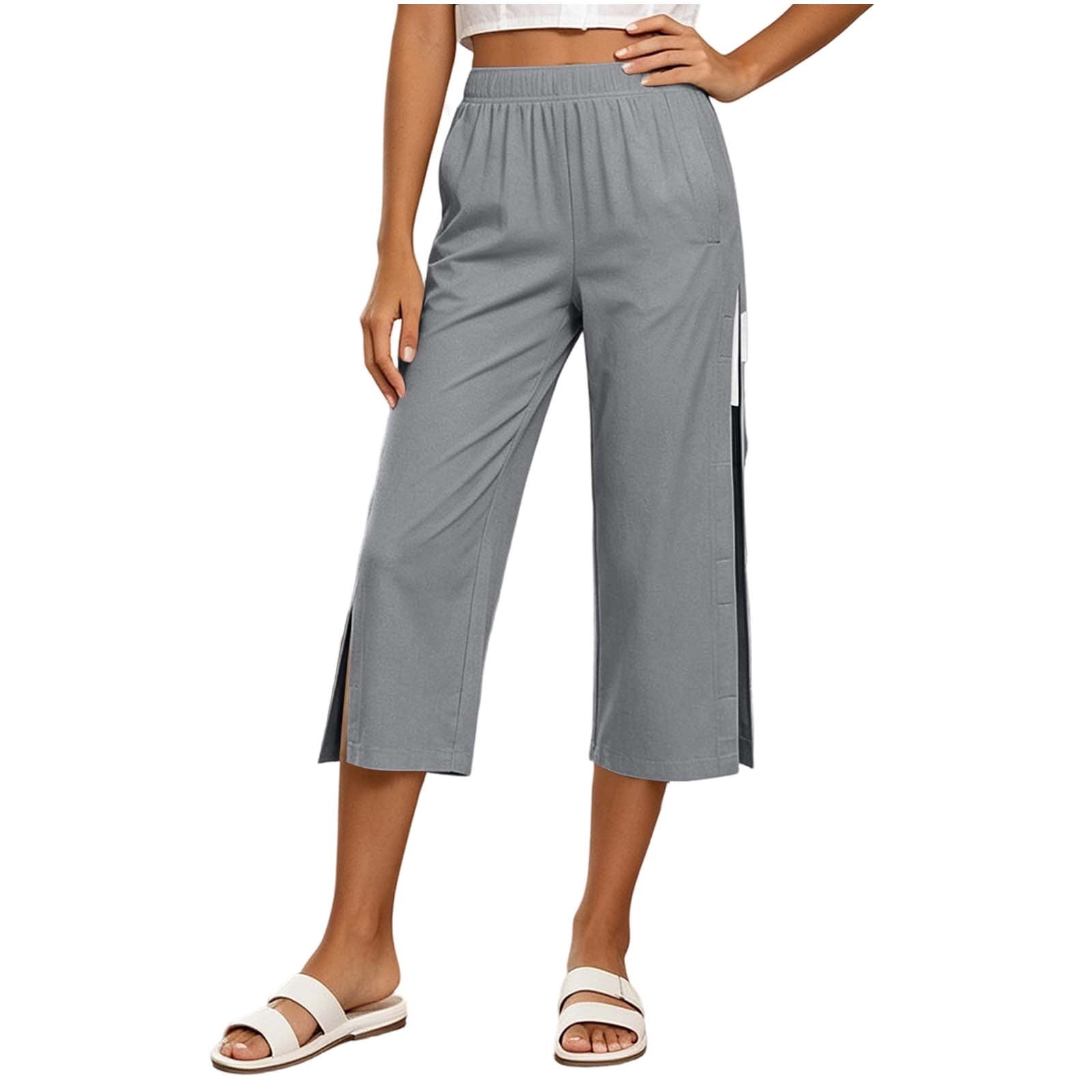 YUGYXL Tear Away Capri Sweatpants for Women Breakaway Post Surgery ...