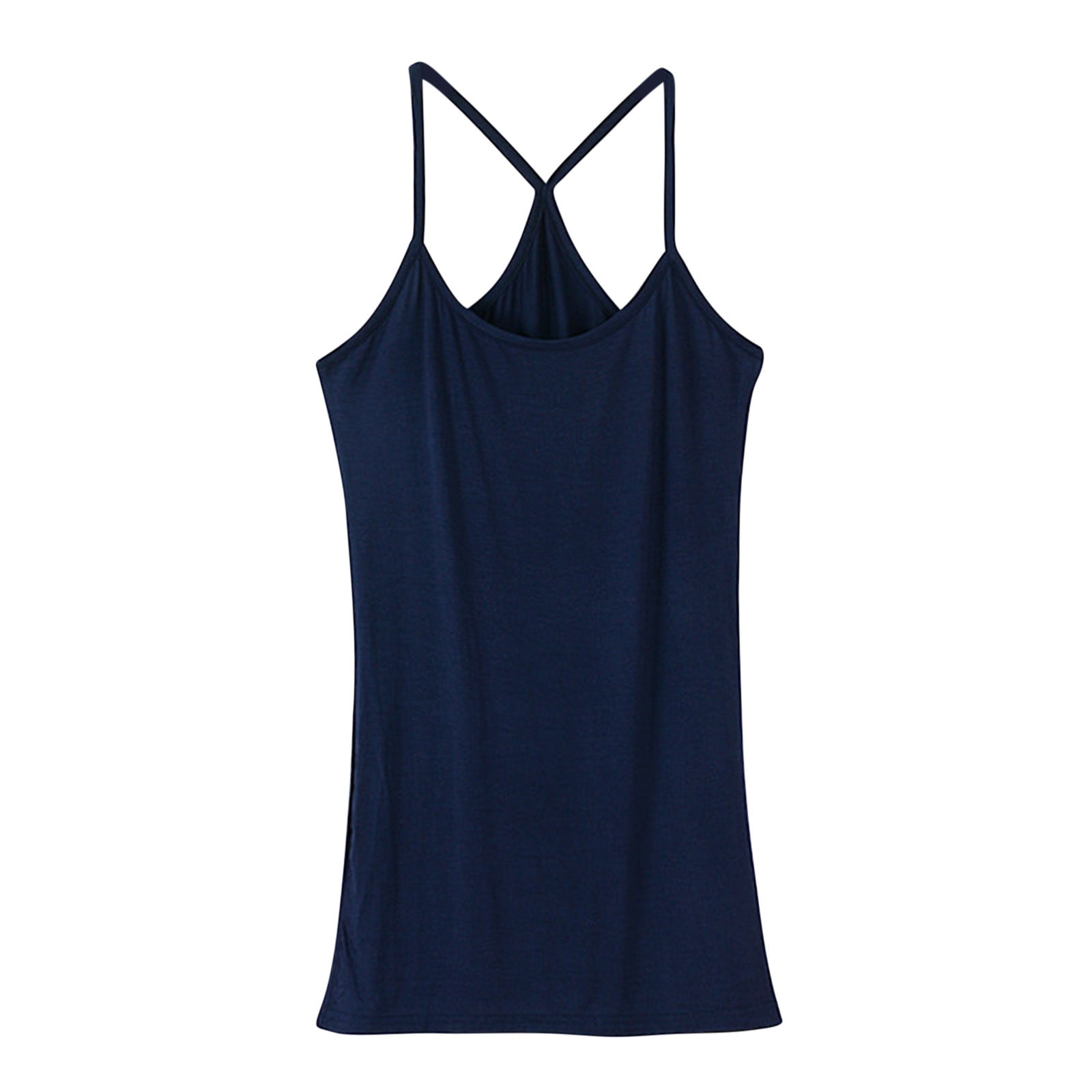 YUGYXL Women Tank Tops Spaghetti Straps Camisole Ribbed Summer Casual ...