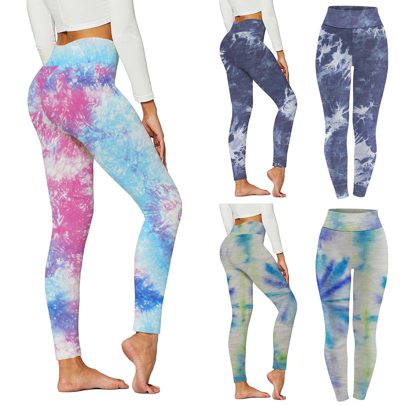 YUGYXL Women's Soft Slim Yoga Pants Elastic High Waist Leggings Tights ...