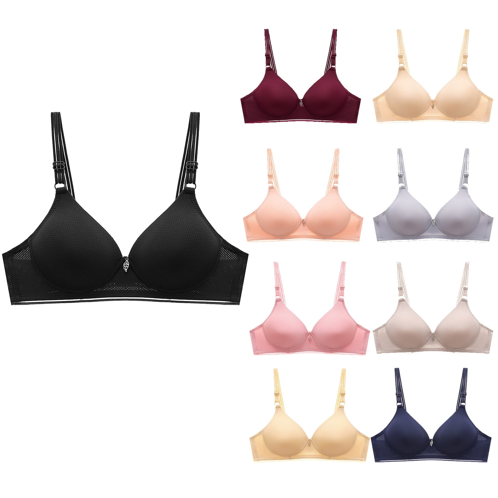 YUGYXL Women's Strap Push-Up Bra Bralettes for Women with Support ...