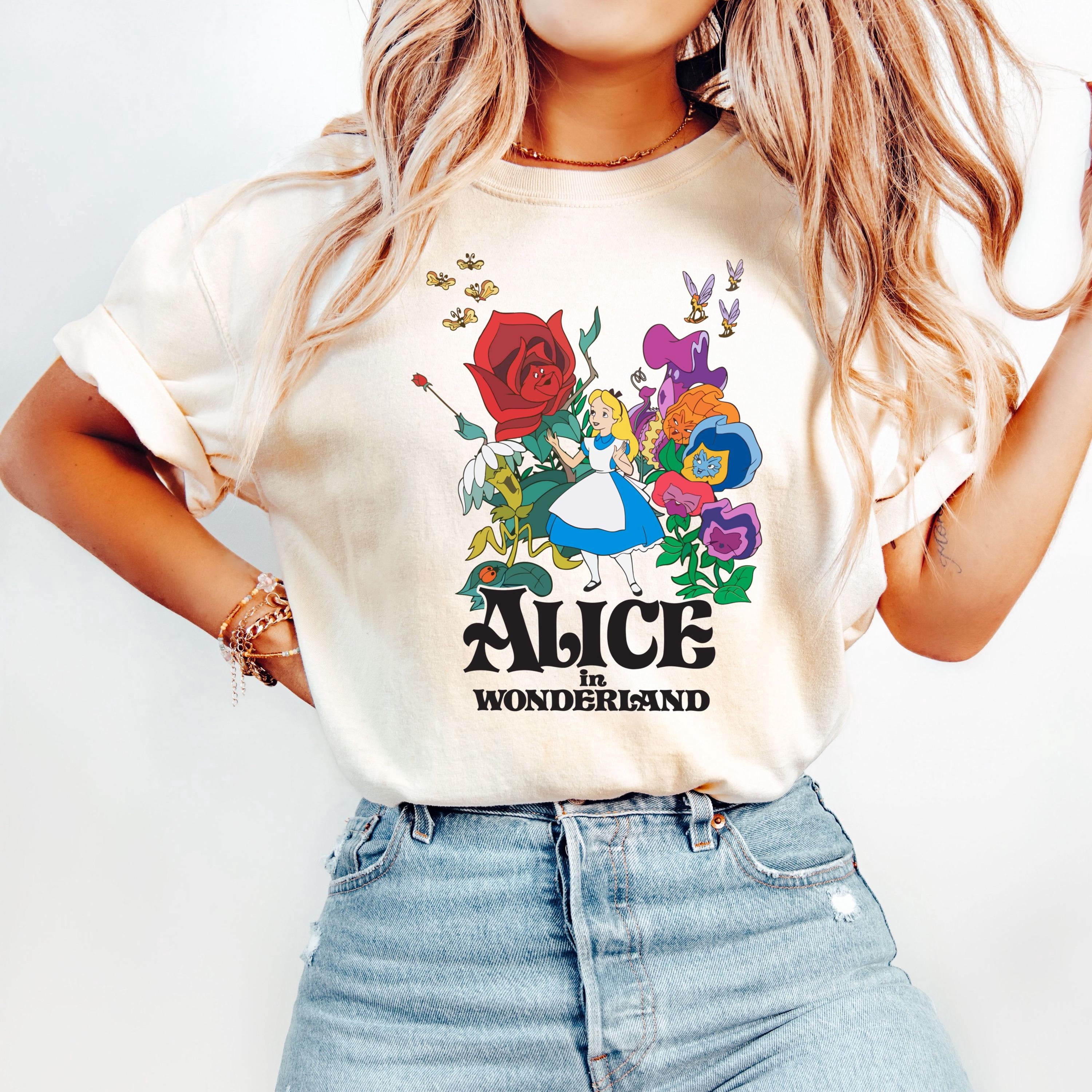YUHAK Alice In Wonderland T-Shirt, Disney Alice Shirt, Princess Alice ...