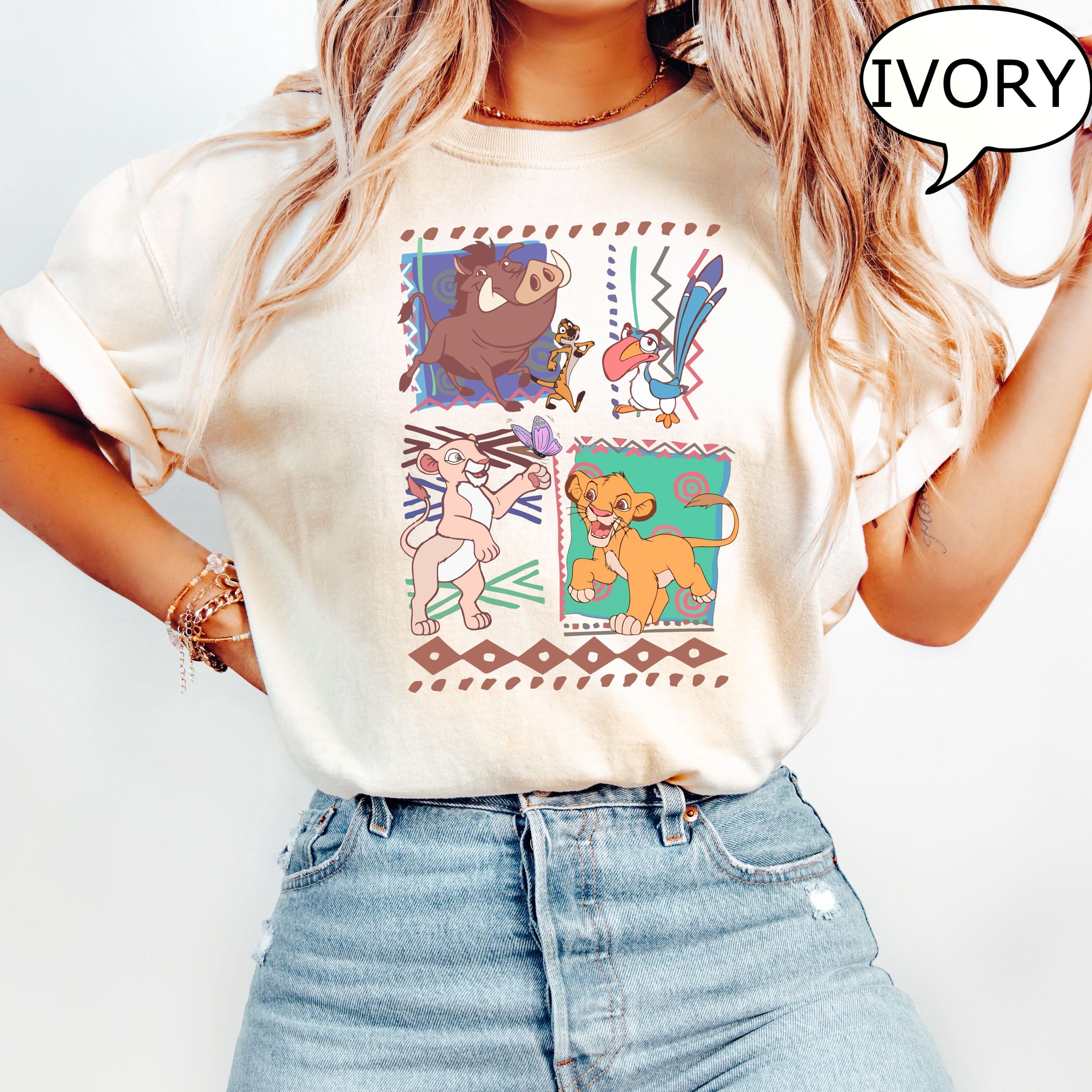 YUHAK Comfort Colors® Disney The Lion King Shirt, Retro 90s Lion King Simba Shirt, Disney Safari ...