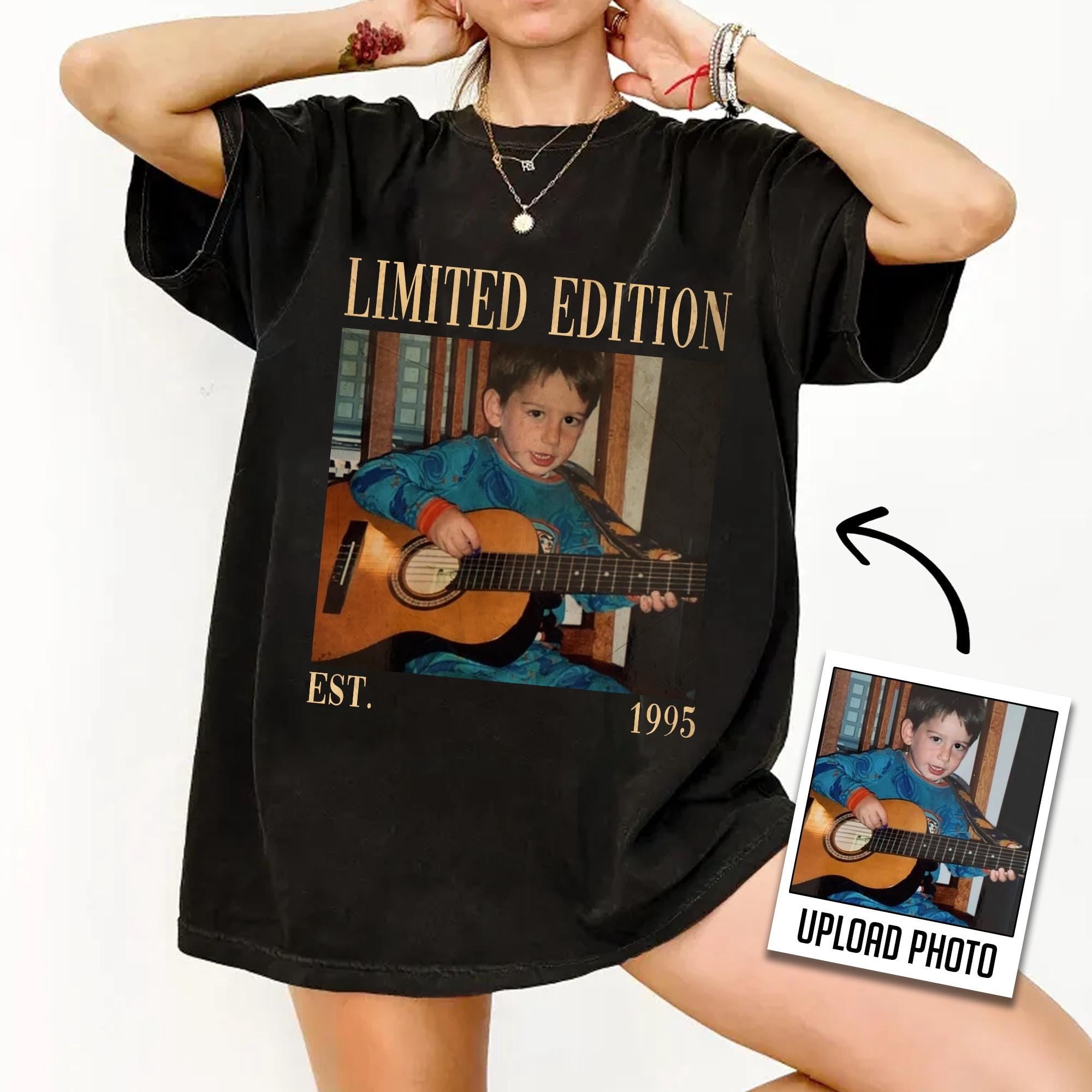 YUHAK Custom Vintage Photo And Year, Vintage Est 1995 Shirt, 30th ...