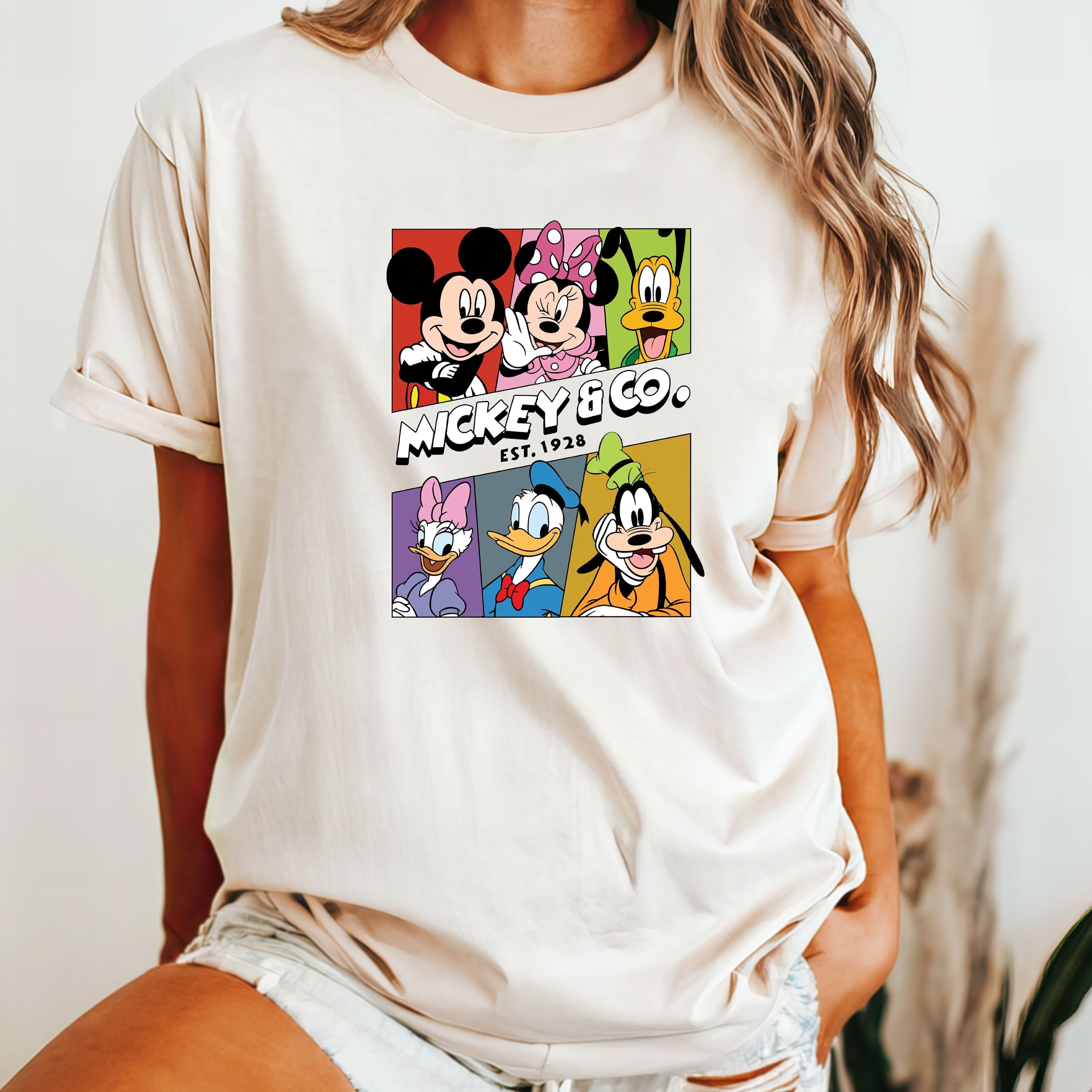 YUHAK Disney Mickey & CO Est.1928 Shirt, Mickey and Friends T-Shirt, Magic Kingdom Holiday Trip ...