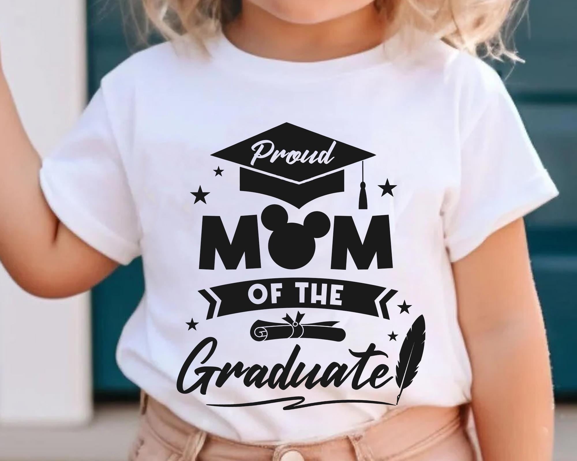 YUHAK Disney Mickey Proud Mom of the Graduate T-shirt, Mickey Mouse Shirt, Disney Family Shirt ...