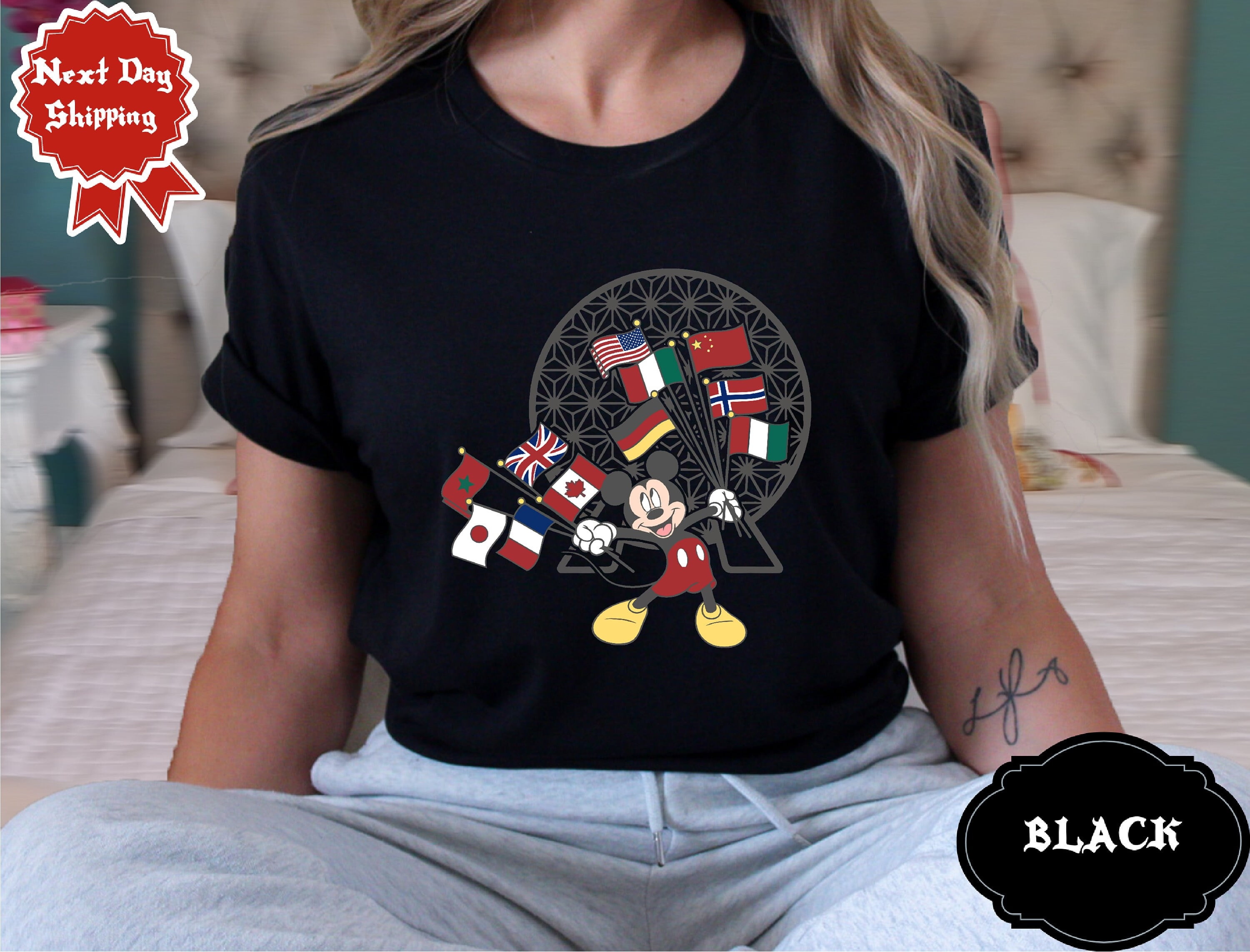 YUHAK July 4th Flag Mickey Shirts, Mickey Flag, Disney 4th of July 2025 Shirts, Disney Matching ...