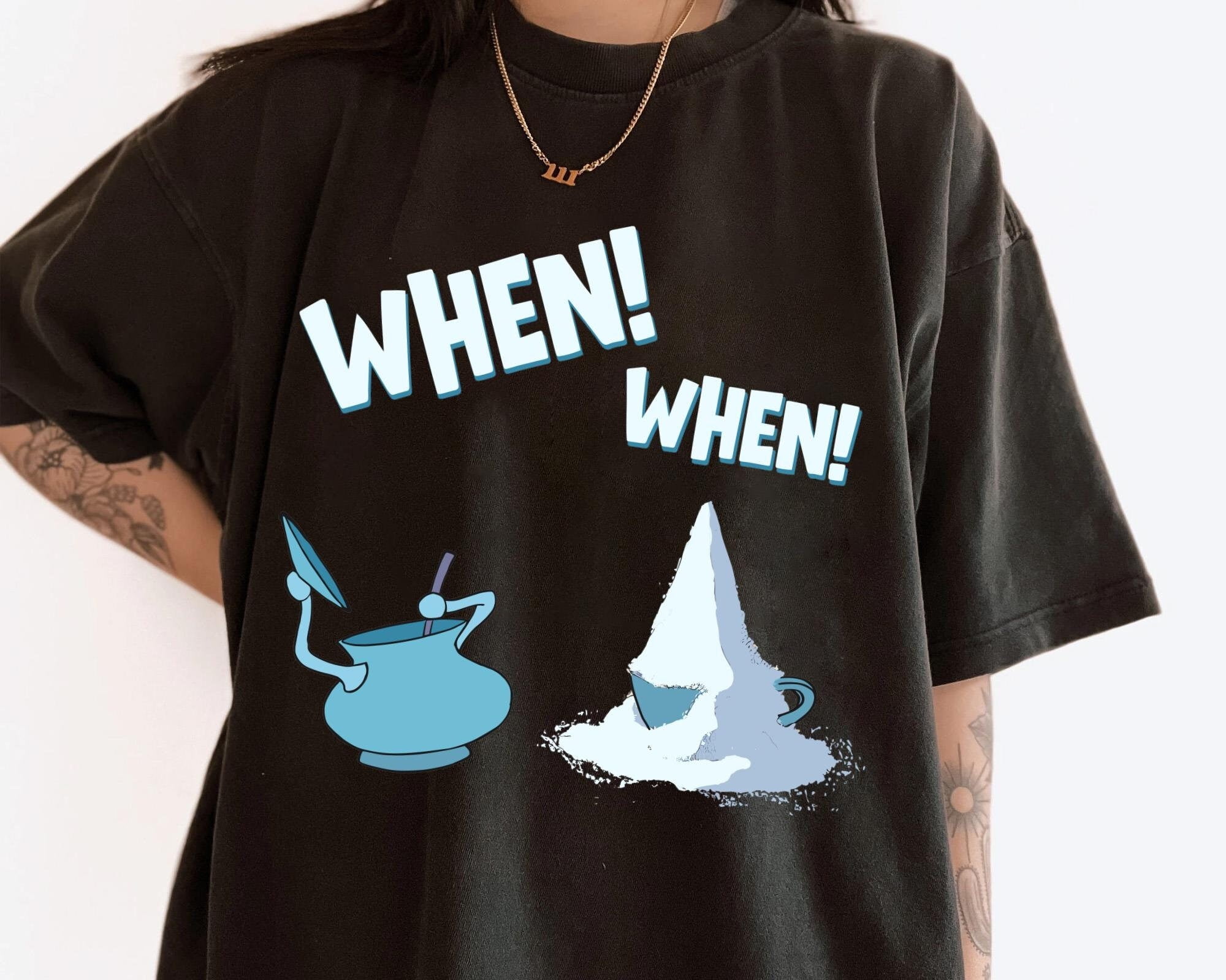 YUHAK Merlin's Sugar Bowl When When T-shirt, The Sword In The Stone ...