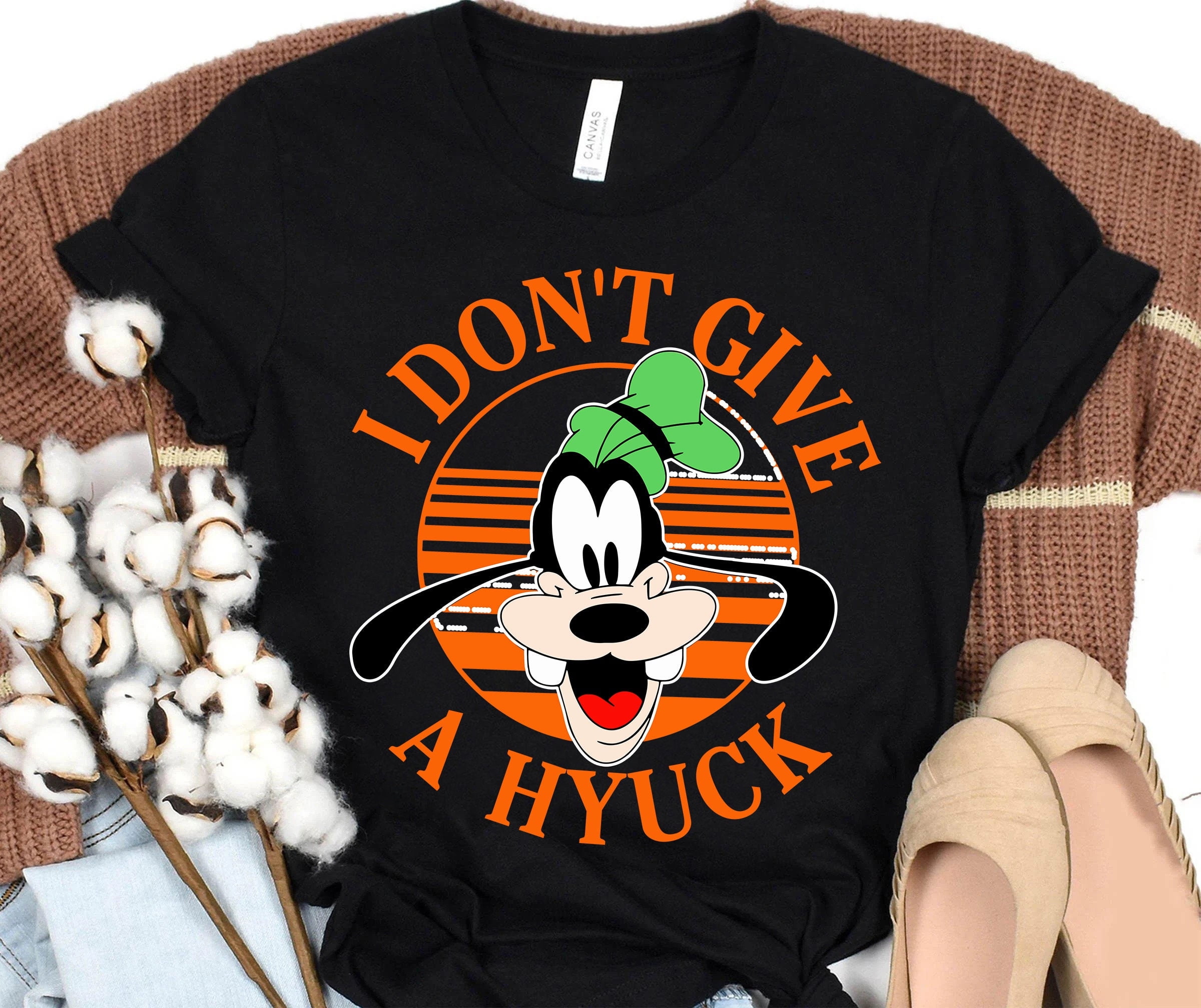 YUHAK Retro 90s Disney Goofy I Don't Give A Hyuck Shirt, A Goofy Movie ...