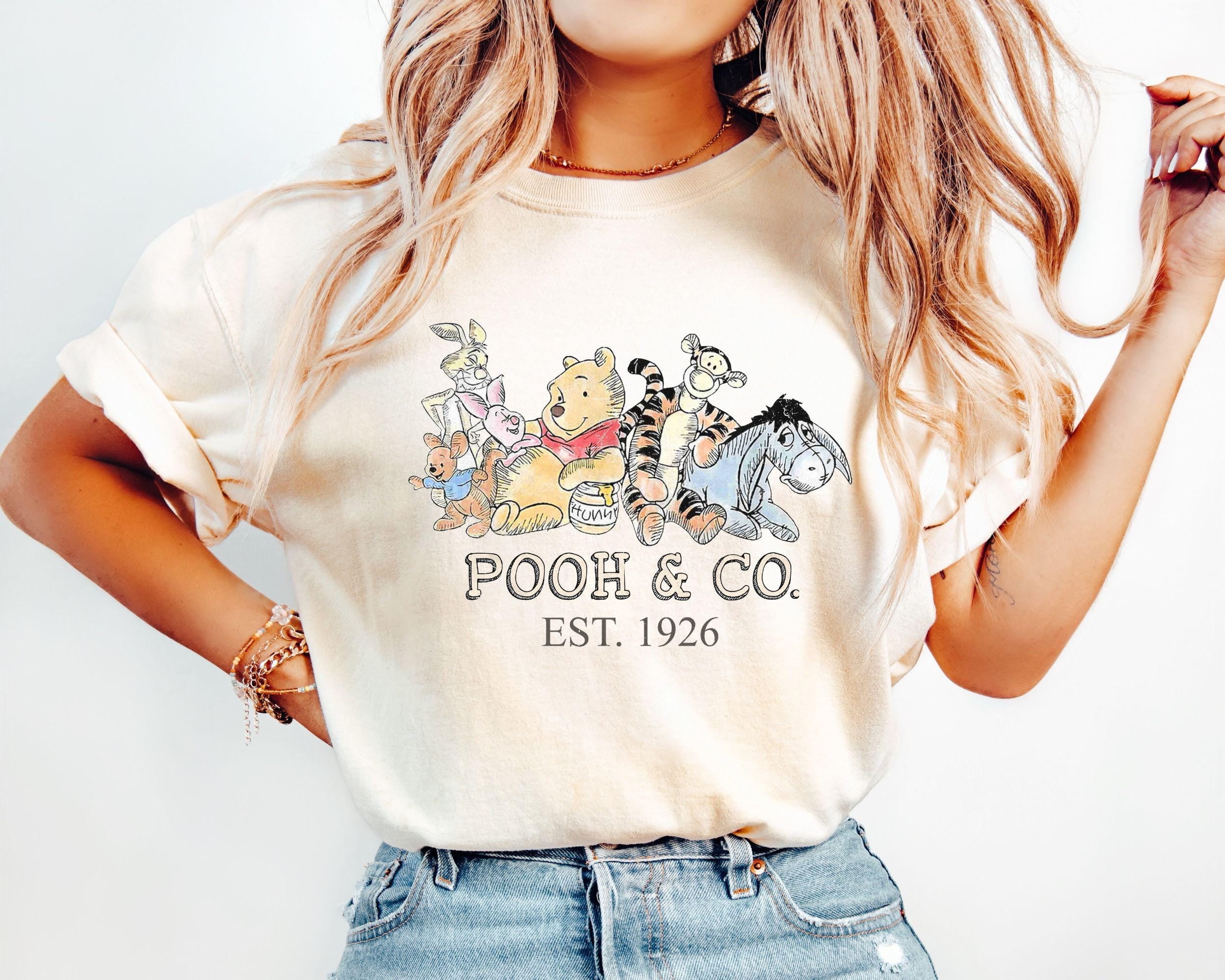 YUHAK Retro Winnie The Pooh Shirt,Vintage Winnie Pooh and Friends Shirt ...
