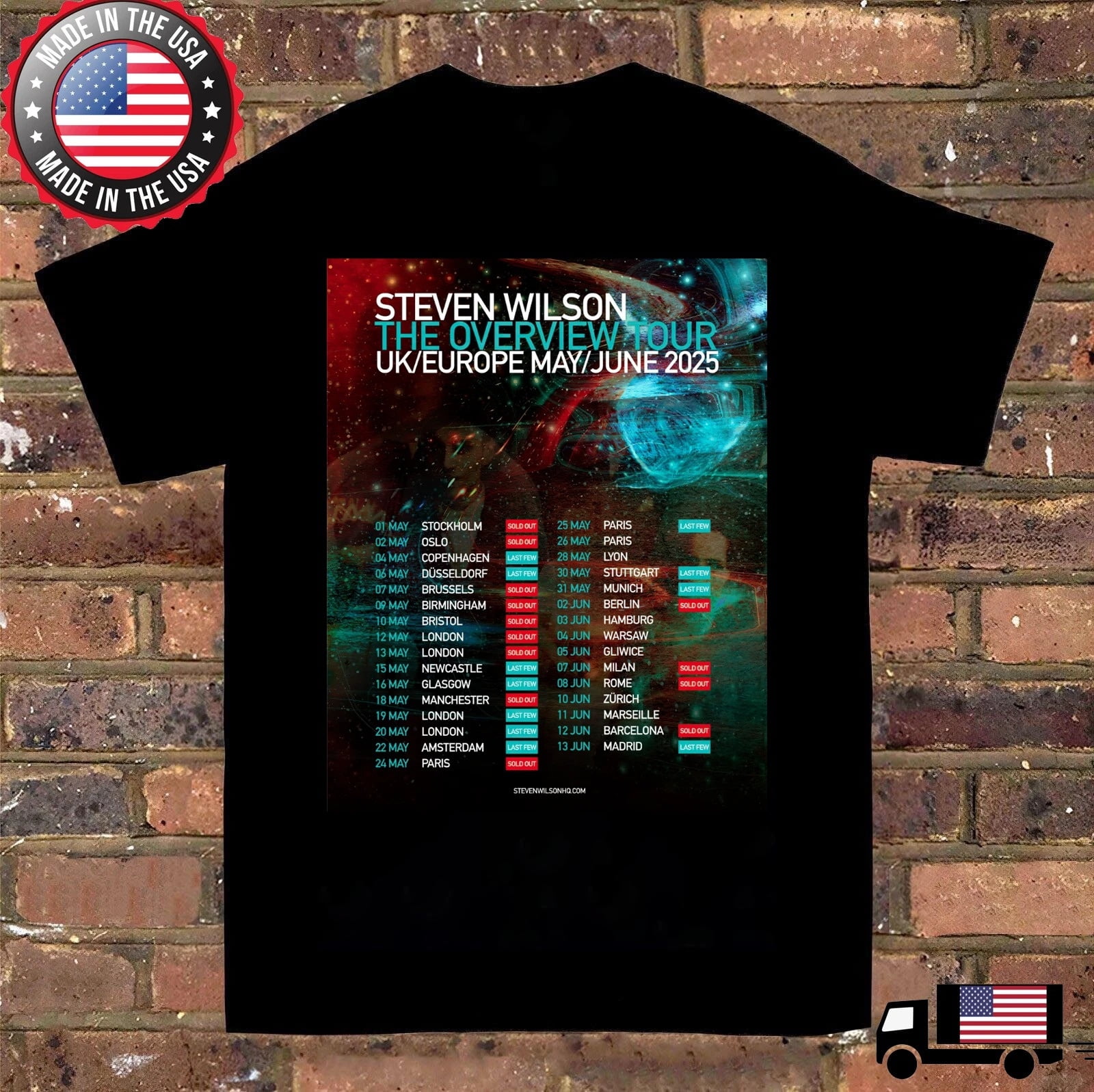 YUHAK The Overview Tour Porcupine Tree Stevennnn Wilsonnnn T Shirt Full ...