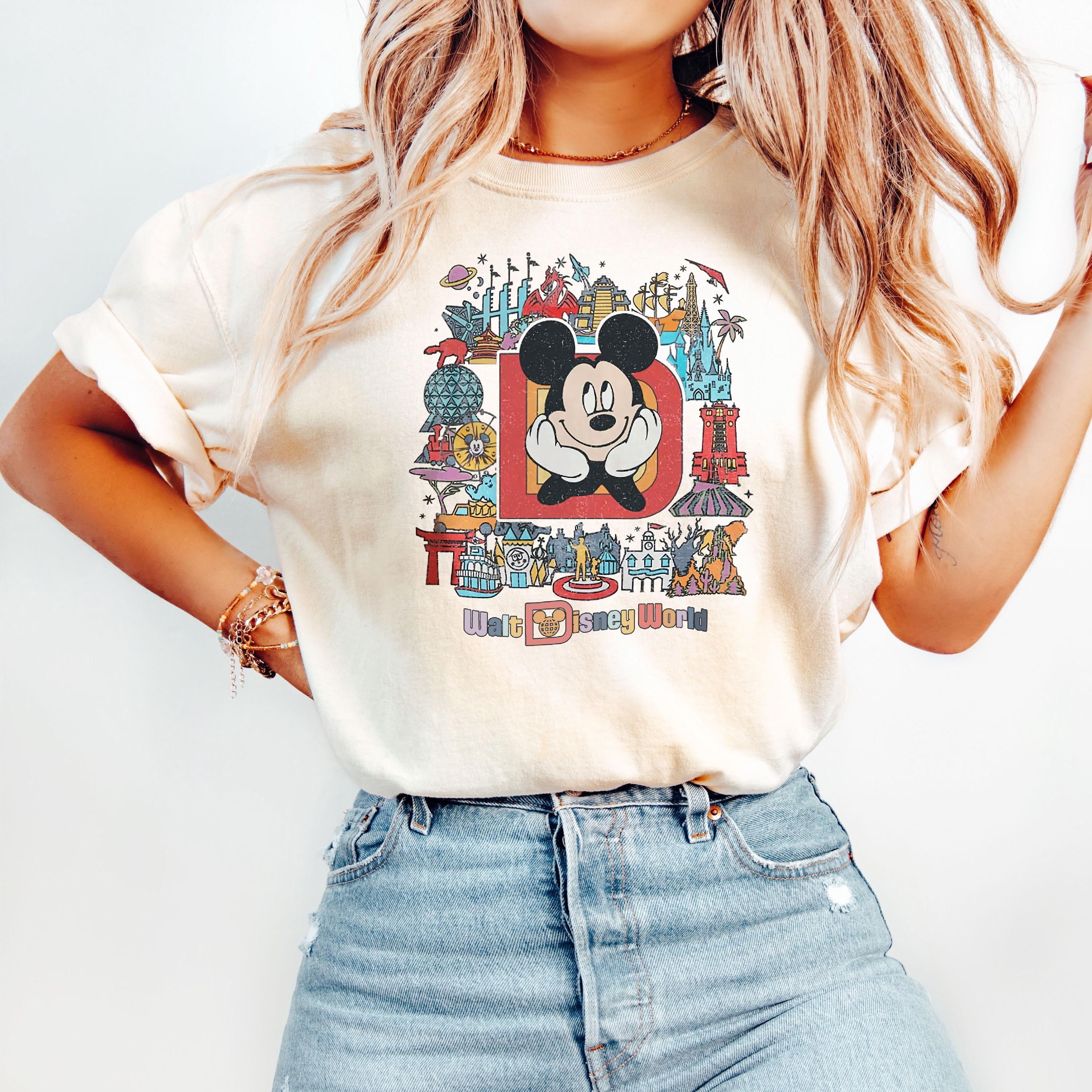 YUHAK Vintage Walt Disney World Shirt, Disneyworld Family Shirt, Kids Disney Shirt, Vintage ...