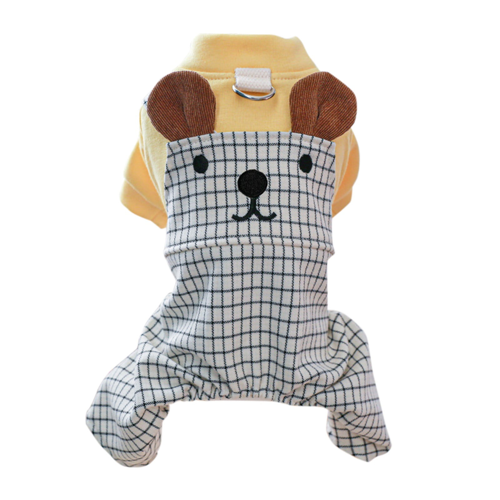 YUHAOTIN Dog Coat Dog Clothes Cat Clothes Cartoon Bear Ears Traction ...