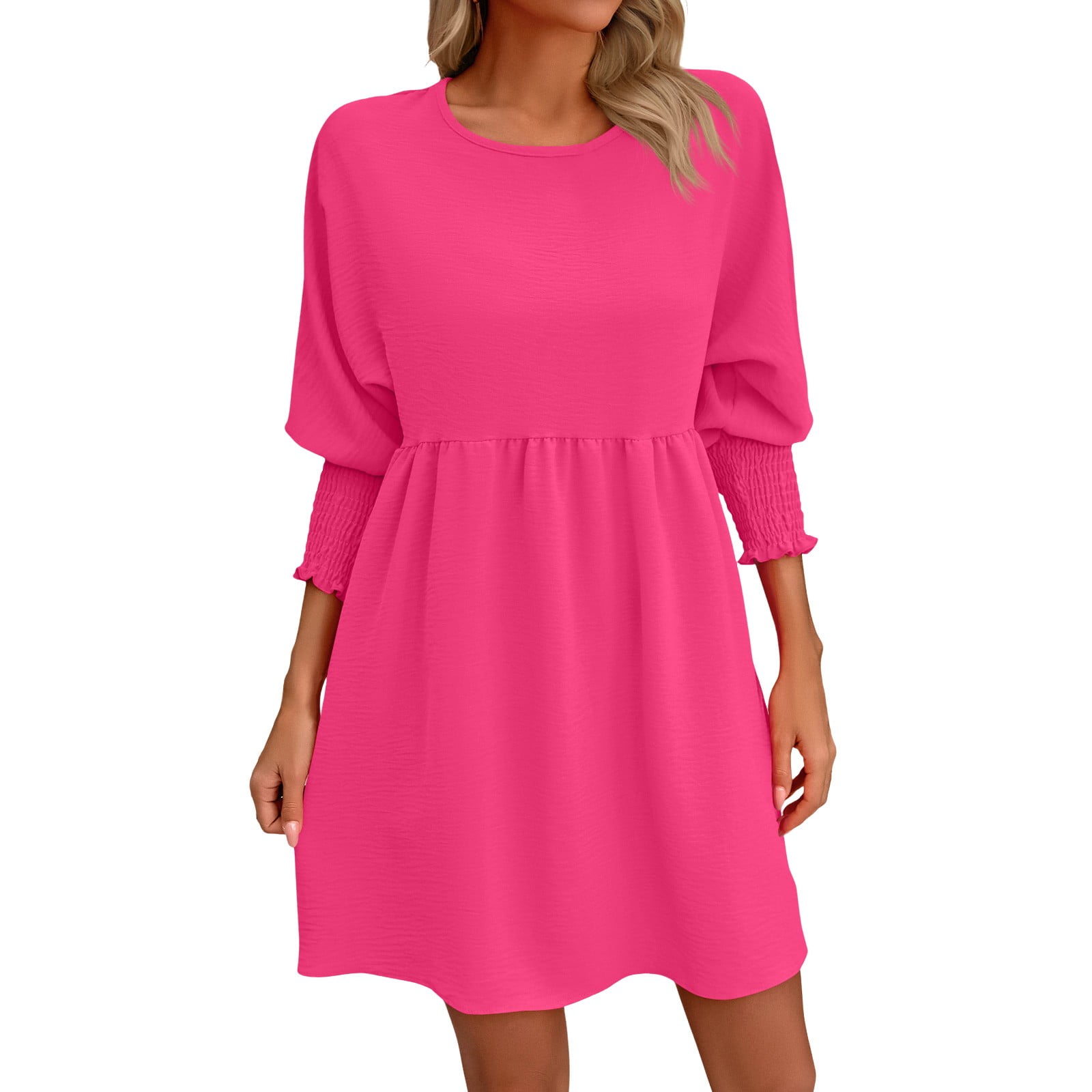 YUHAOTIN Female Dresses for Women 2024 Elegant Women's Midi Dress Long ...