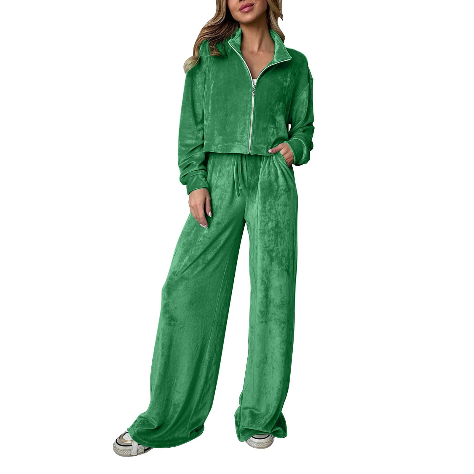 YUHAOTIN Female Pants Sets Women 2 Piece Outfits Plus Sizes Womens ...