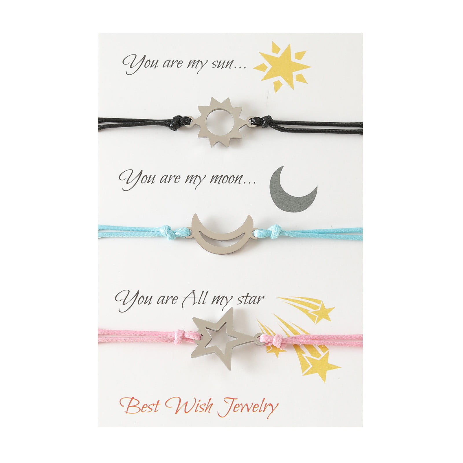 YUHAOTIN Matching Bracelets Friendship Sisters Jewelry Gifts for ...